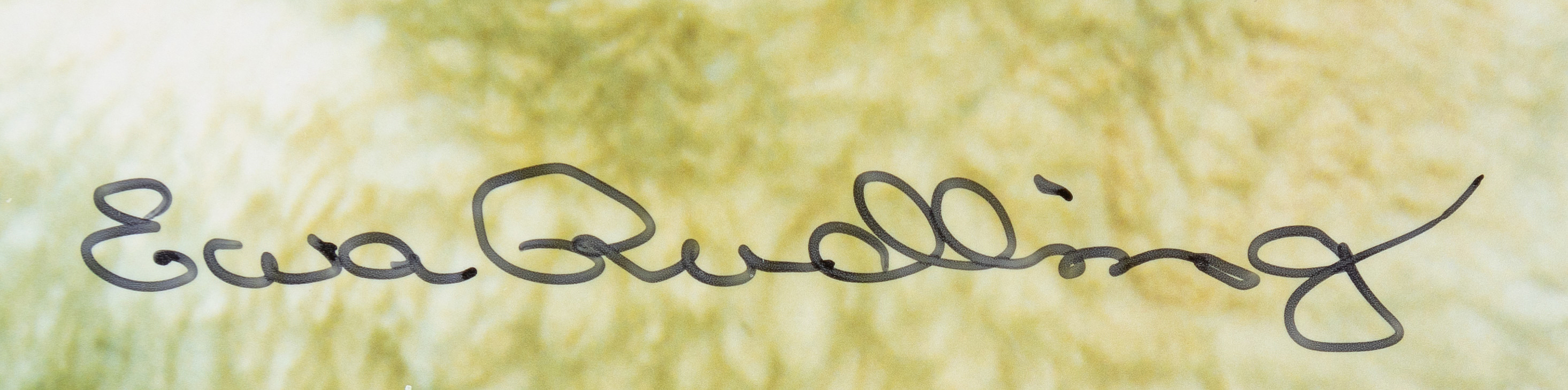 Ewa Rudling, photograph, signed. - Bukowskis