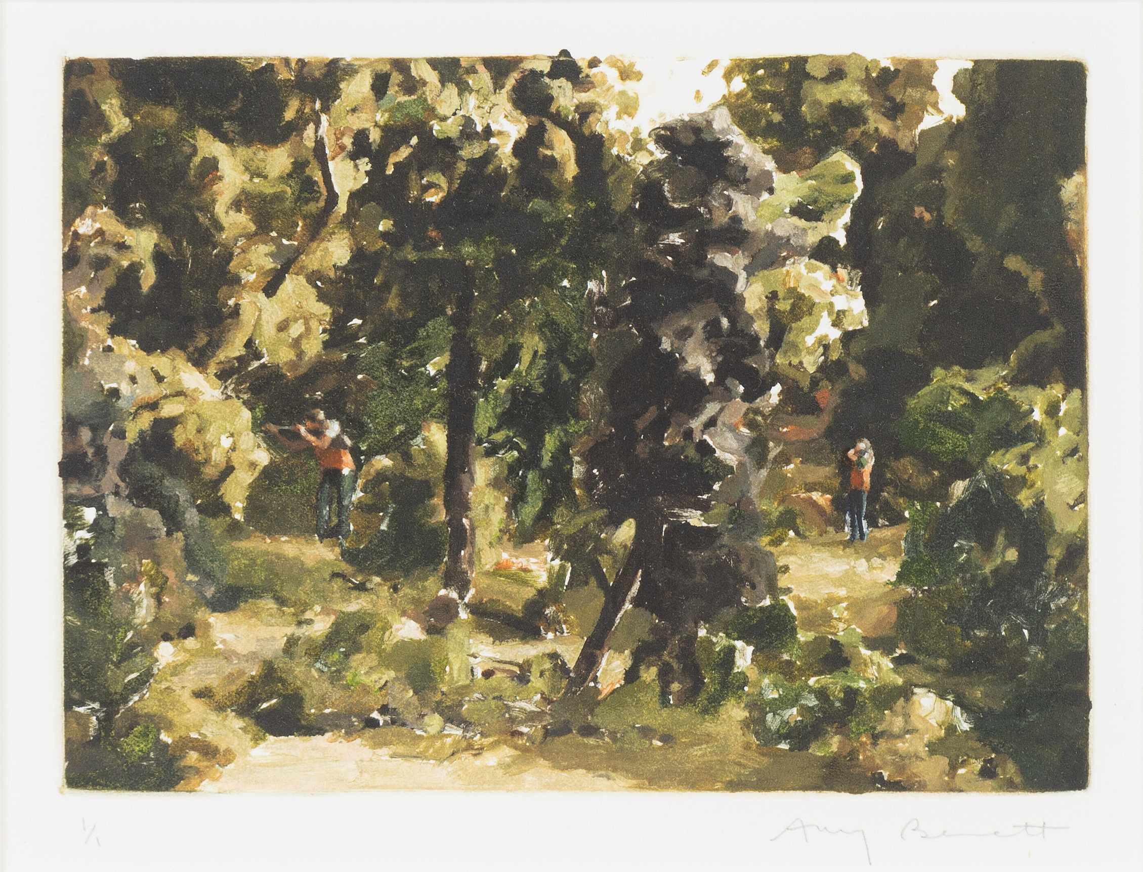 Amy Bennett, monotype, 2009, signed 1/1. - Bukowskis