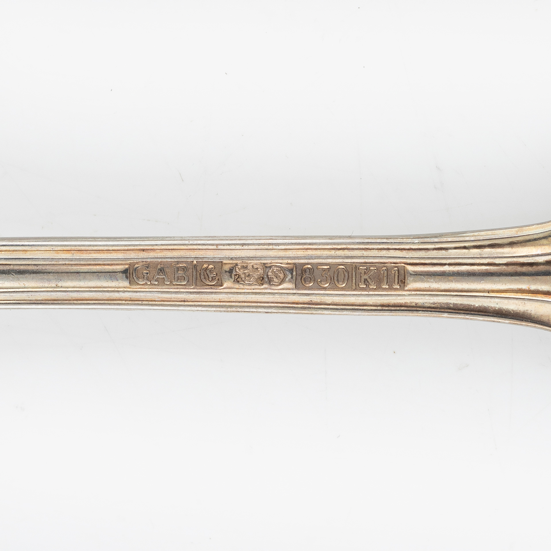 Bestick, 36 delar, silver, Wien, Österrike, 1900-talets början samt GAB ...