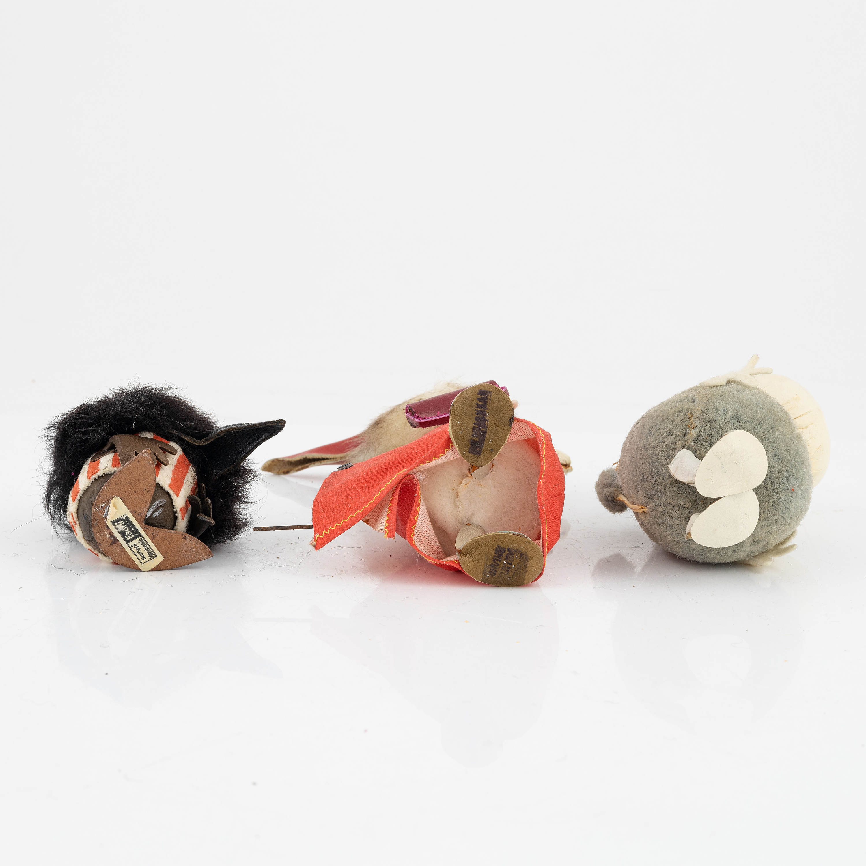 Atelier Fauni, muminfigurer, 3 st, "Fillifjonkan", "Mumintrollet ...