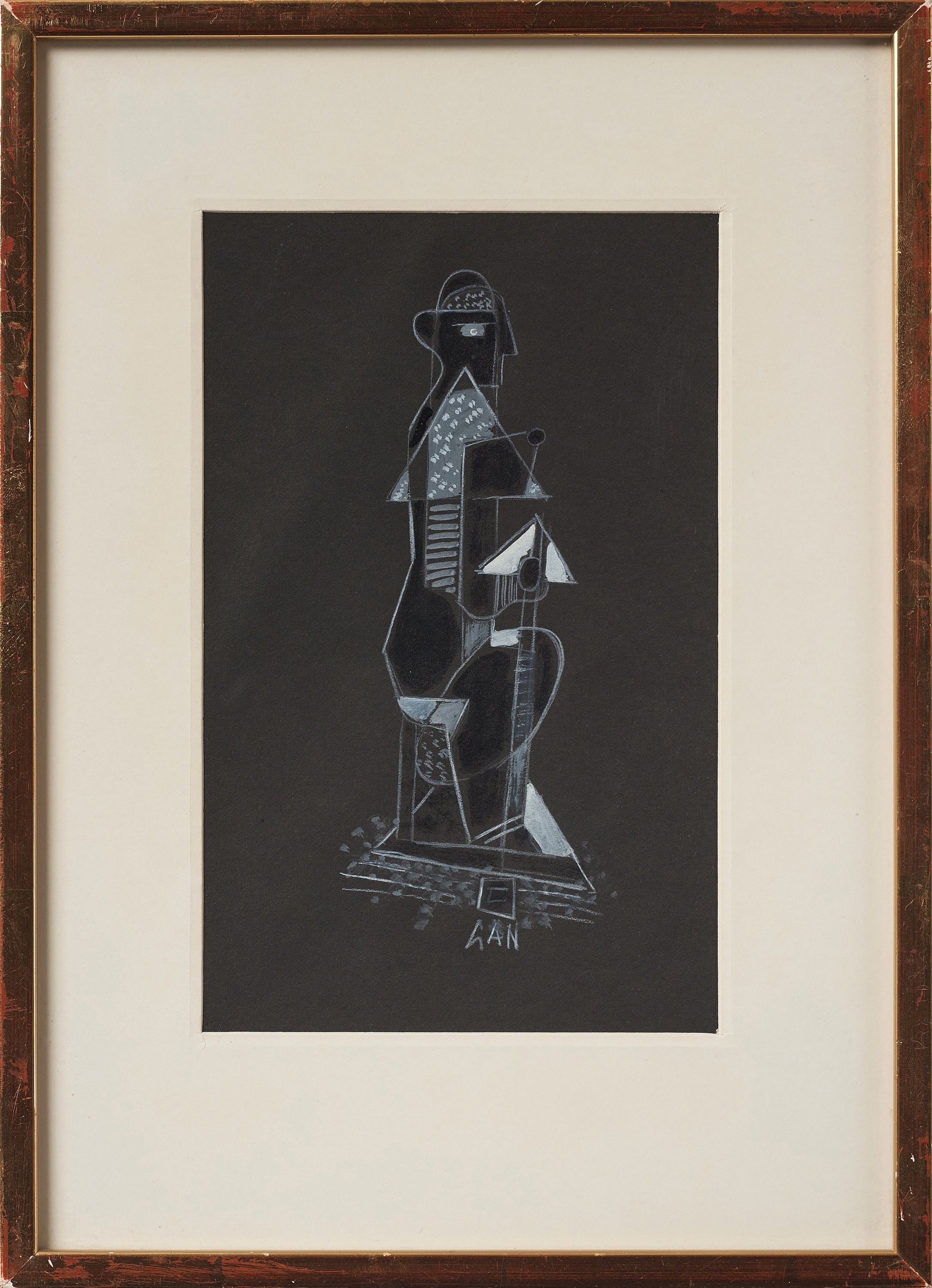 Gösta Adrian-Nilsson, Cubist figure. - Bukowskis