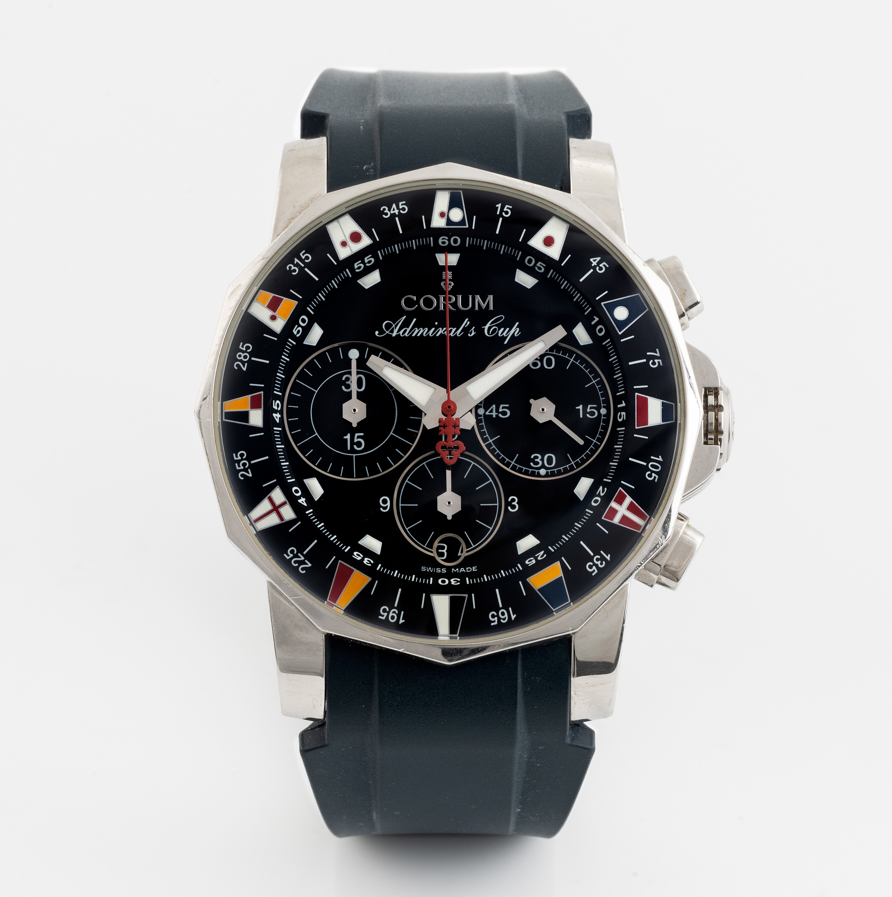 Corum, Admirals Cup, chronograph, 44 mm. - Bukowskis