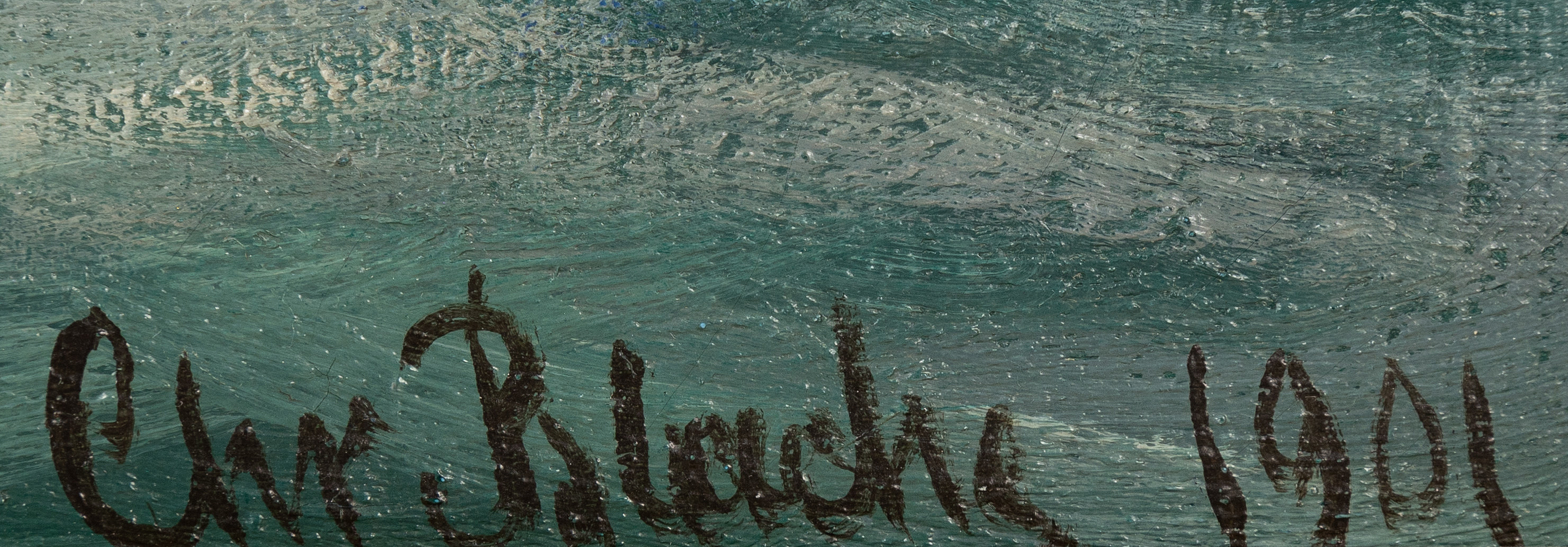 Christian Vigilius Blache, olja på duk, signerad och daterad 1901 ...