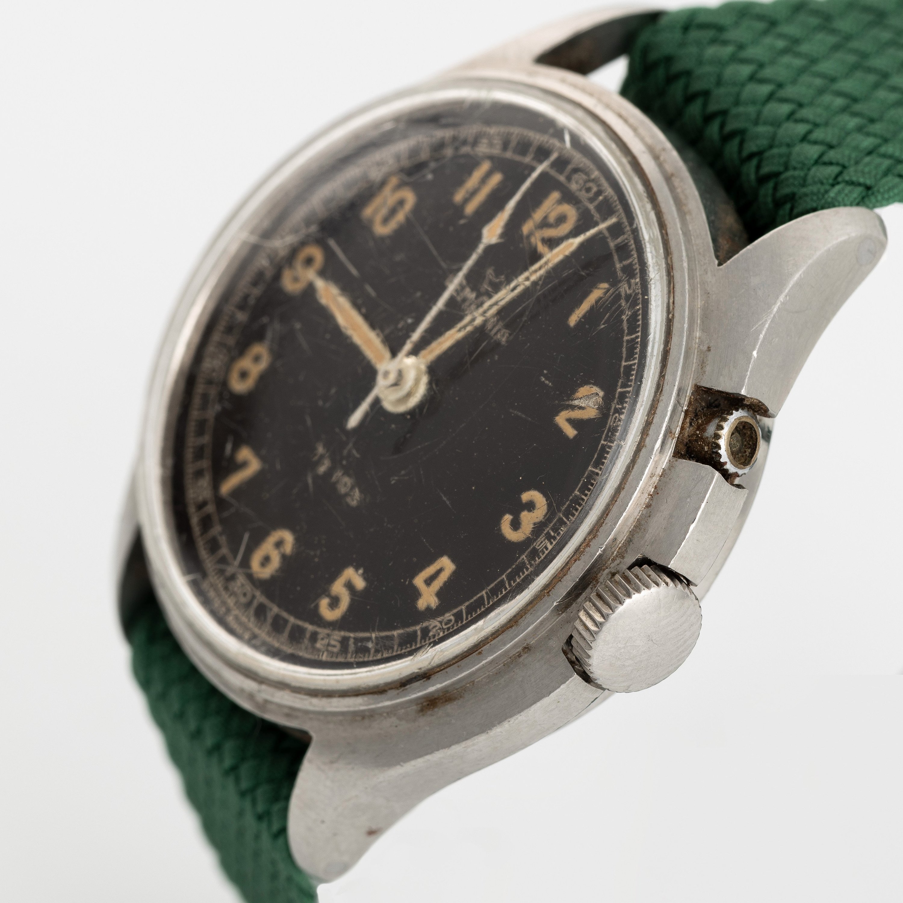 Lemania, "Tg 195", "Tre kronor", "Tropical Dial", ca 1958. - Bukowskis
