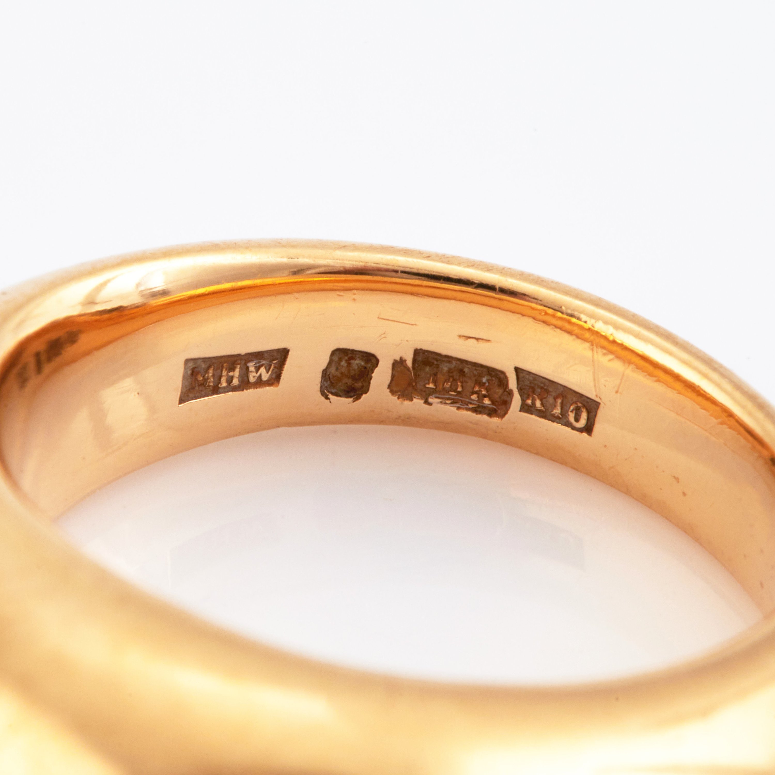 Hedwig Westermark ring 18K guld, Stockholm 1991. - Bukowskis