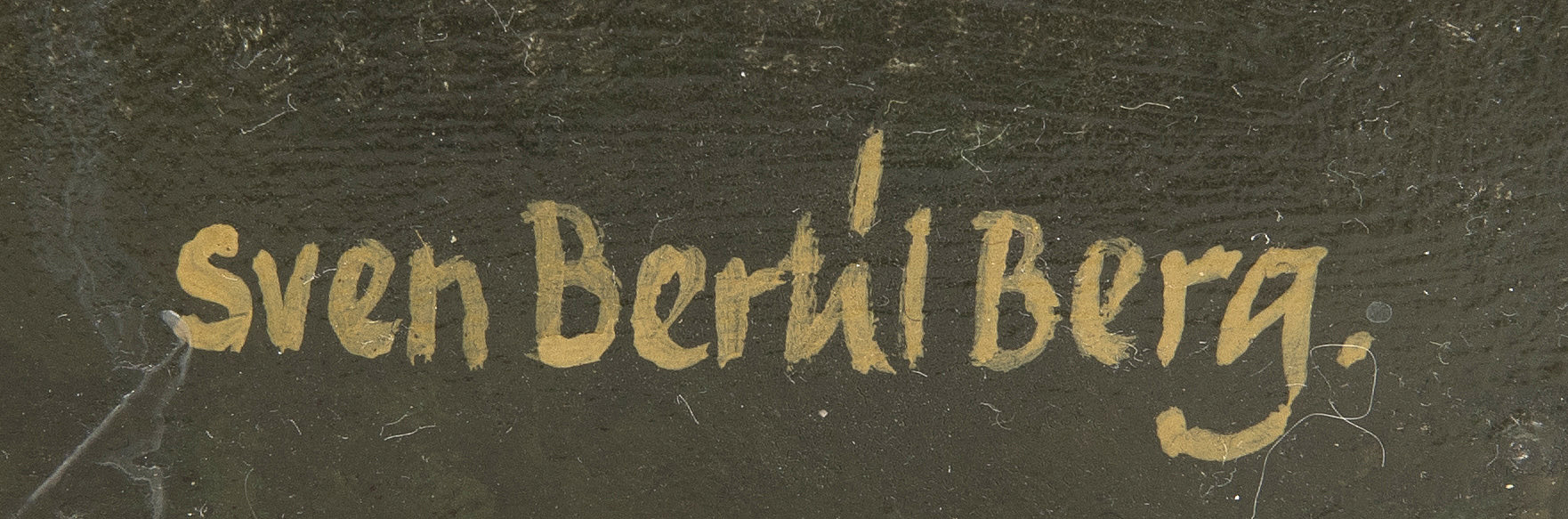 Sven Bertil Berg, akryl på pannå signerad. - Bukowskis