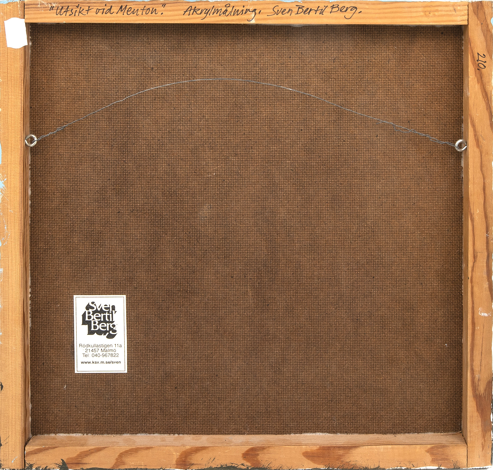 Sven Bertil Berg, acryl on panel signed. - Bukowskis