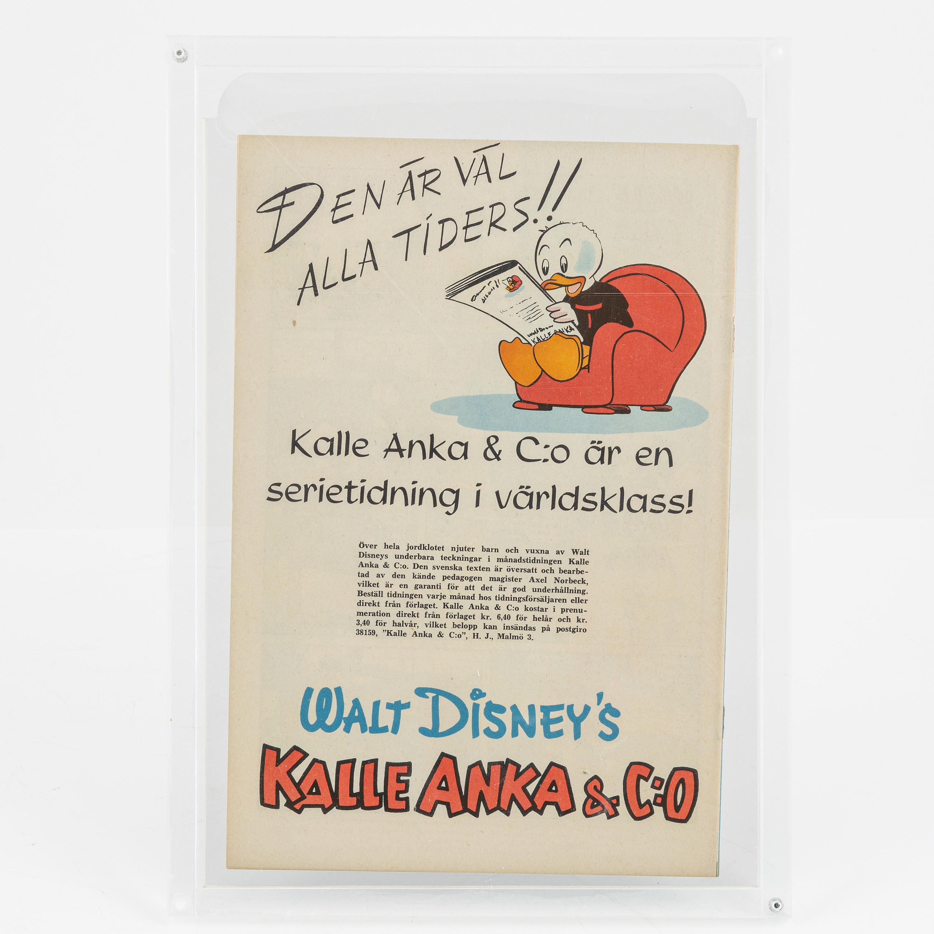 Serietidning, "Kalle Anka & Co" Nr 4, 1950". - Bukowskis