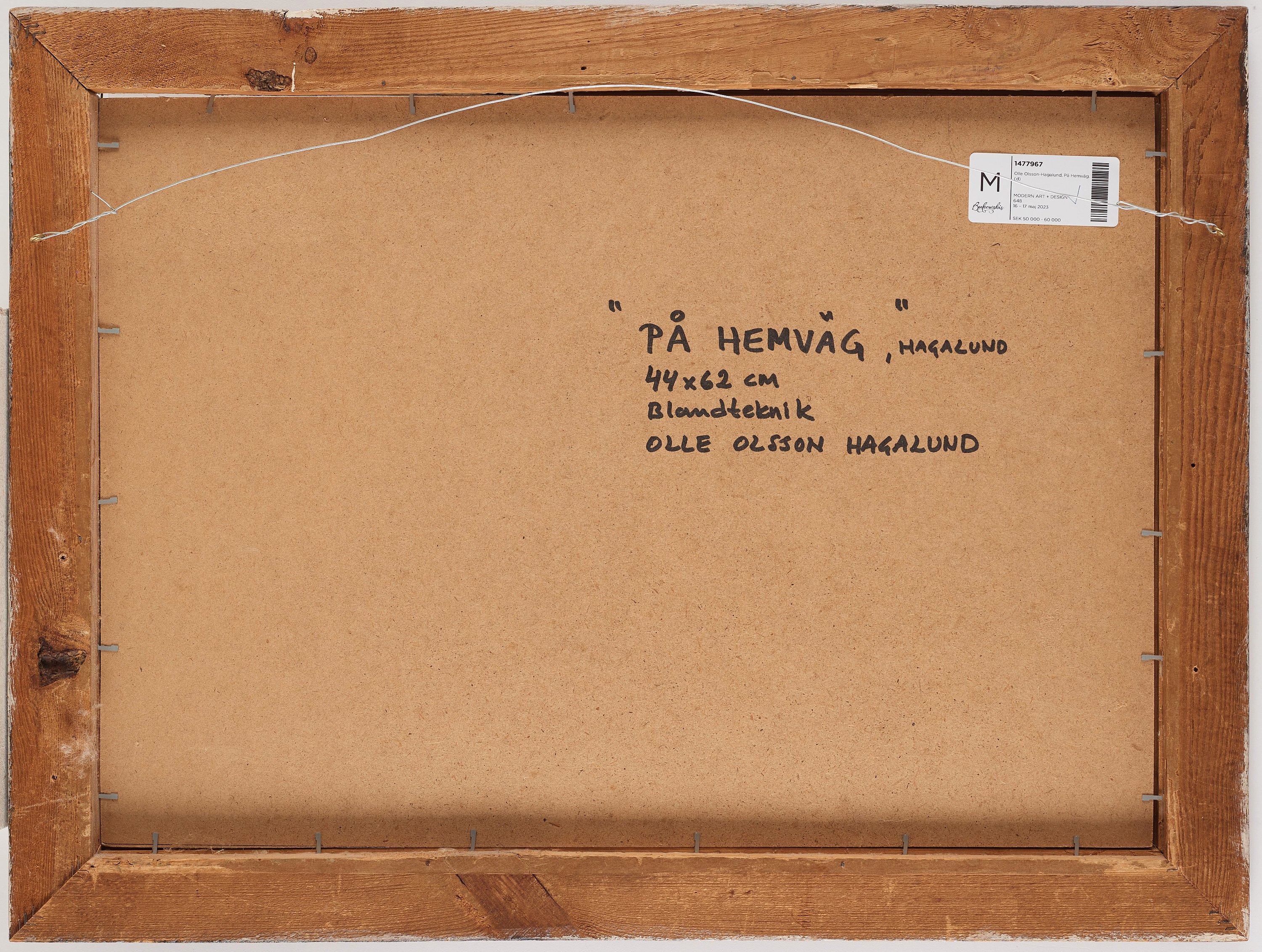 Olle Olsson-Hagalund, On the way home. - Bukowskis