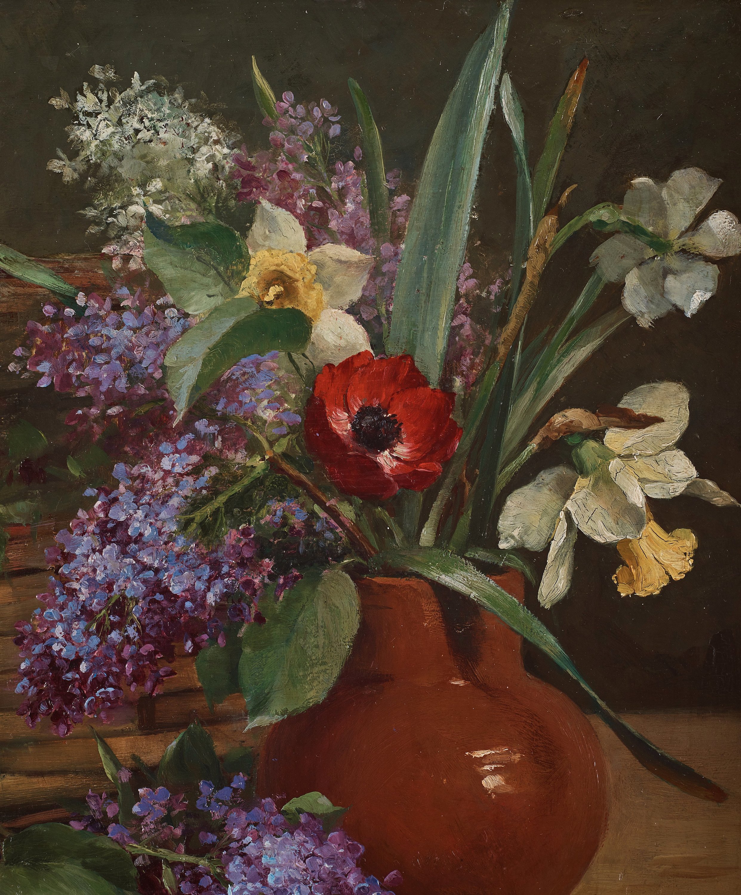 Clara Löfgren, Spring flowers. - Bukowskis