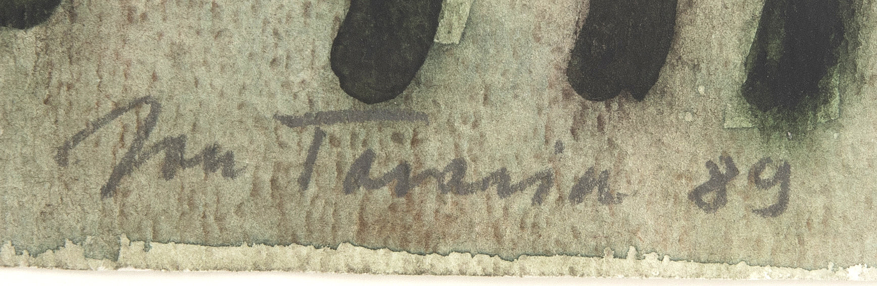 Jan Tarasin, Gouache signerad o daterad 1989. - Bukowskis