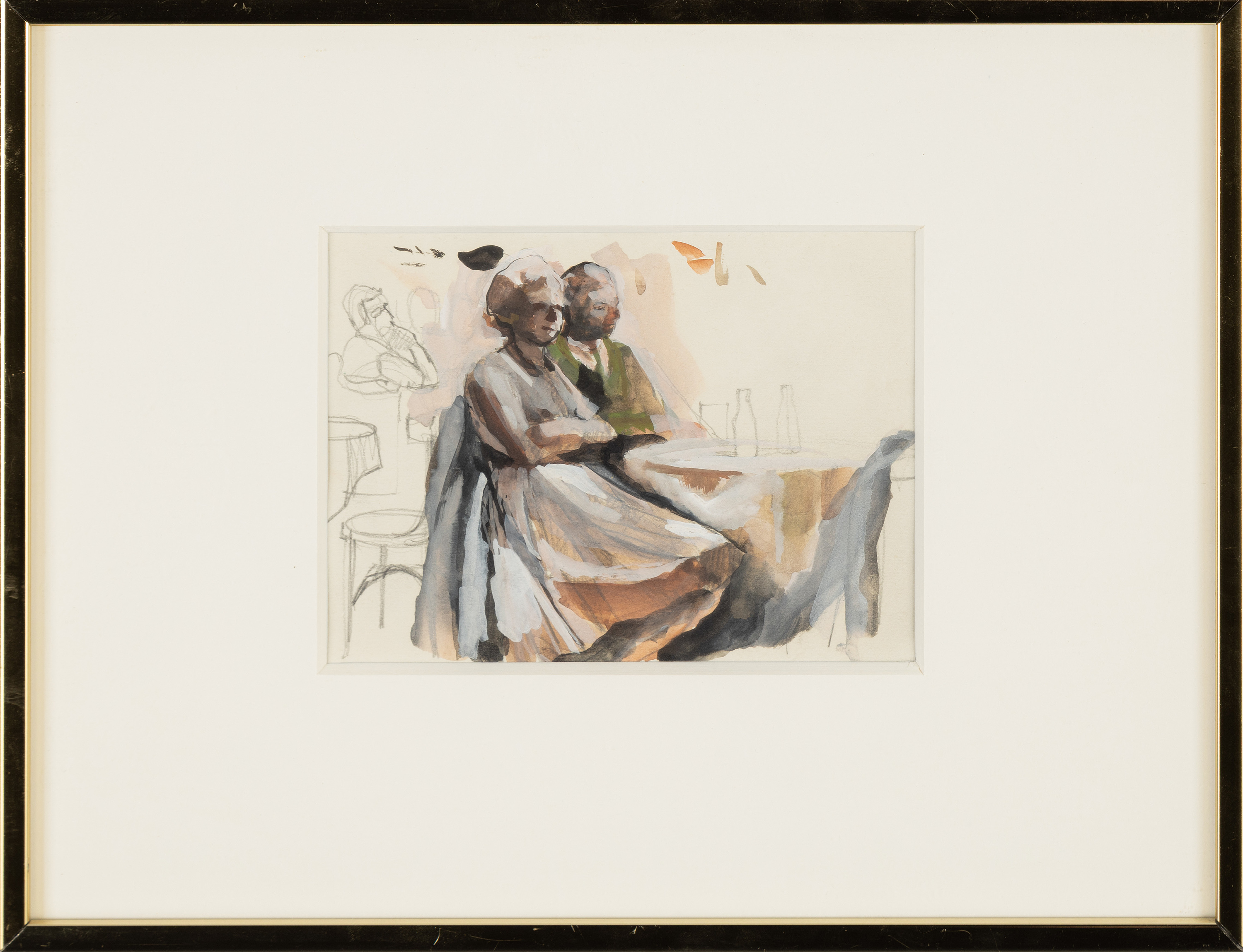 Richard Estes, watercolour. - Bukowskis