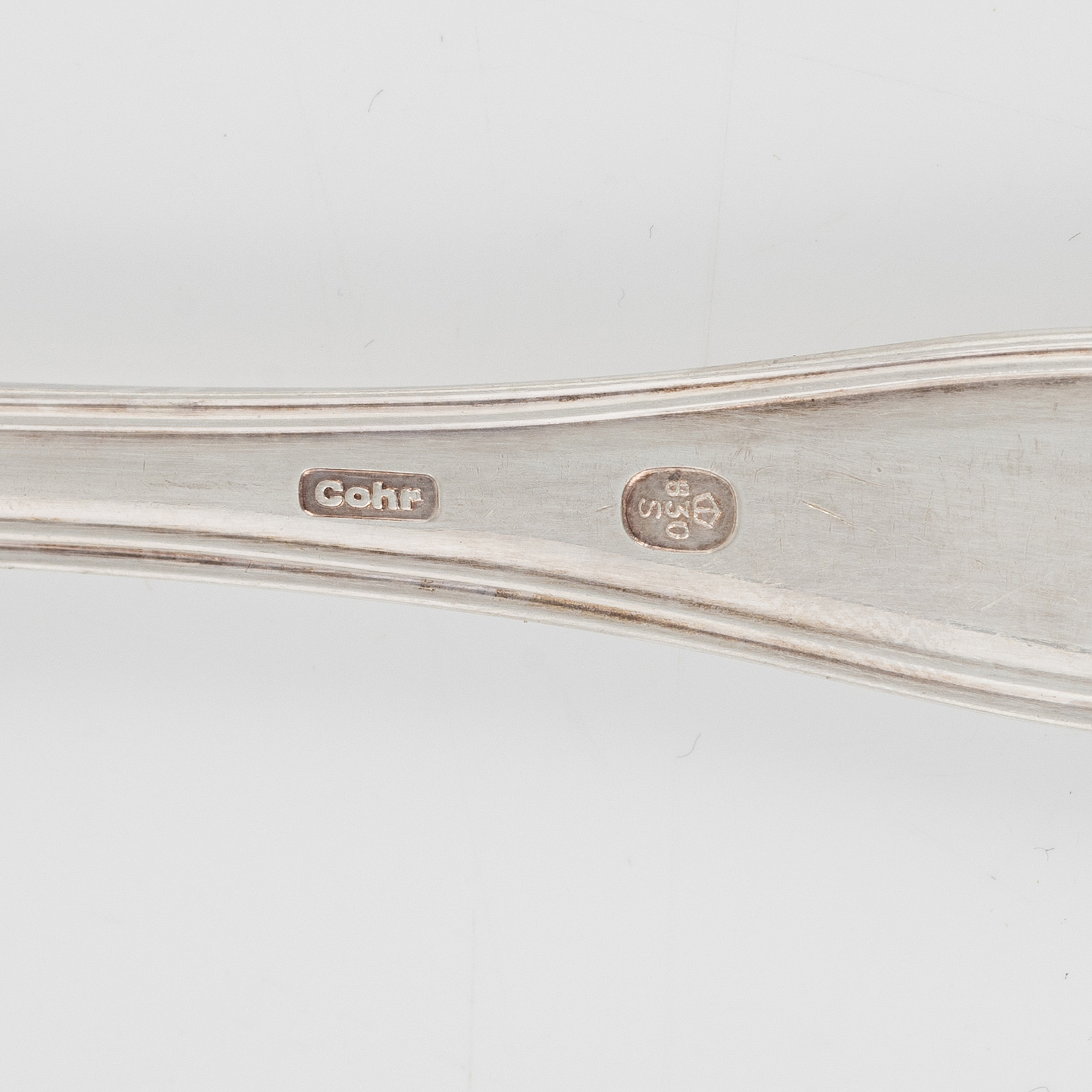 Besticksuppsättning, 31 delar, silver, modell "Gammal Dansk", Cohr ...