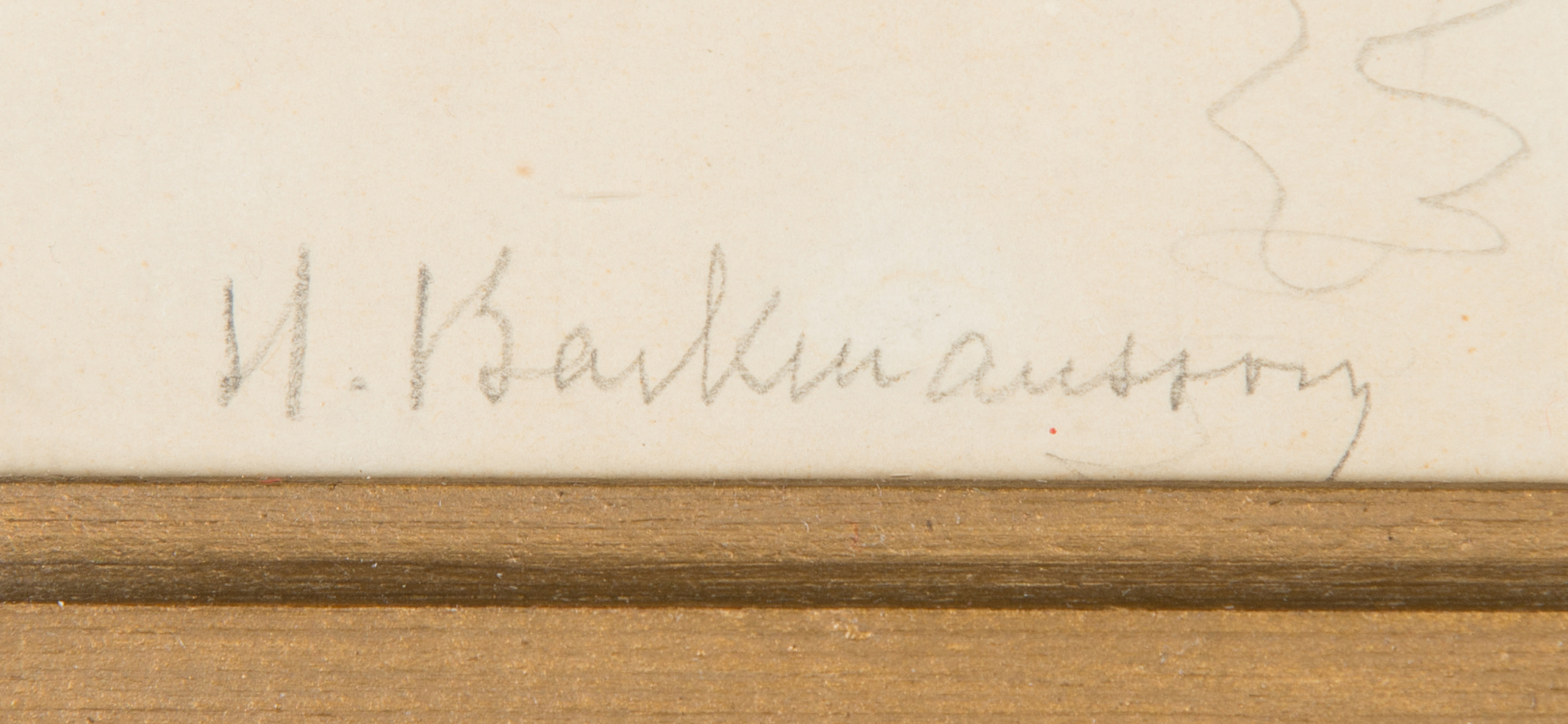 Hugo Backmansson, watercolour, signed. - Bukowskis