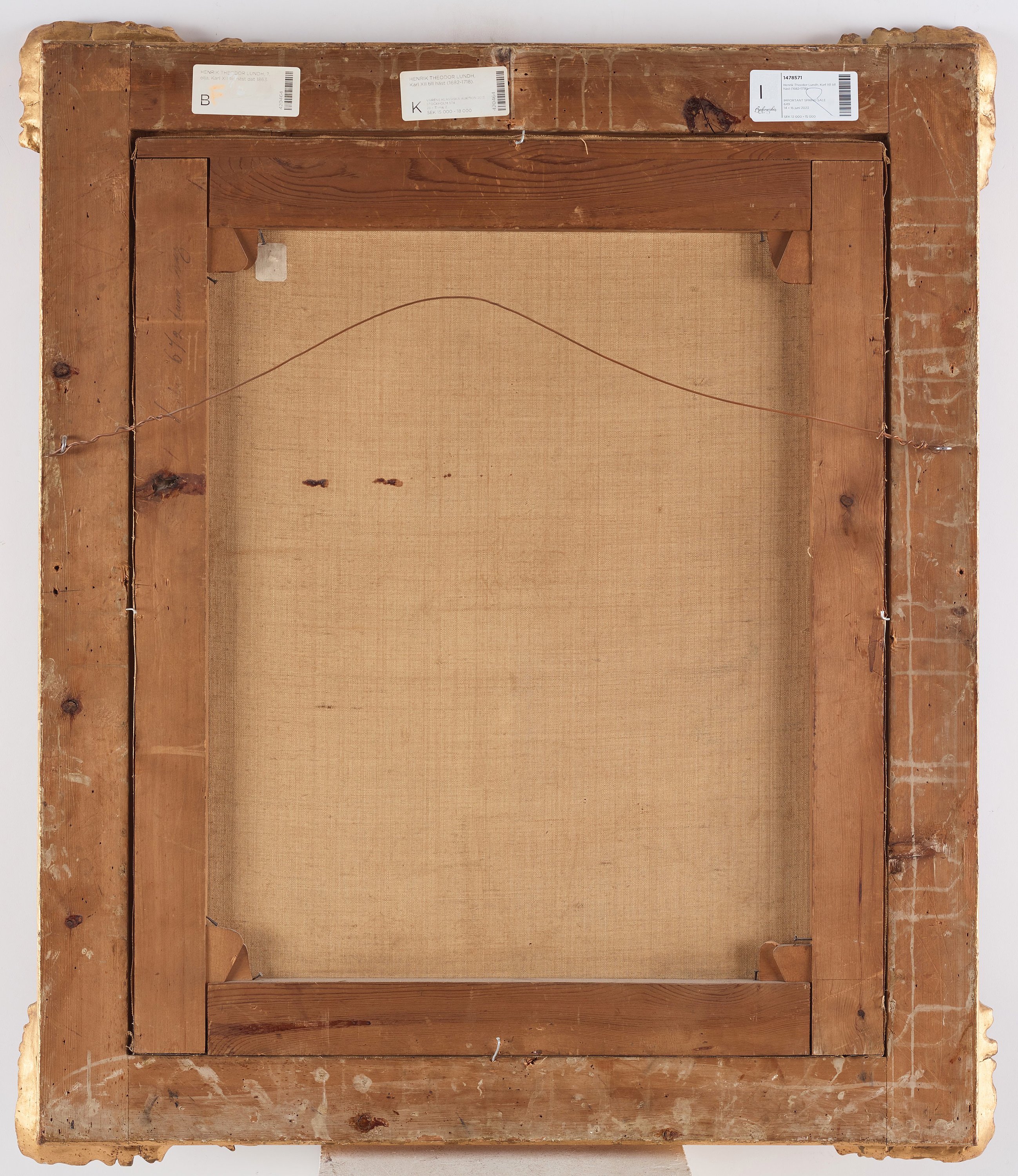 Henrik Theodor Lundh, Karl XII till häst (1682-1718). - Bukowskis