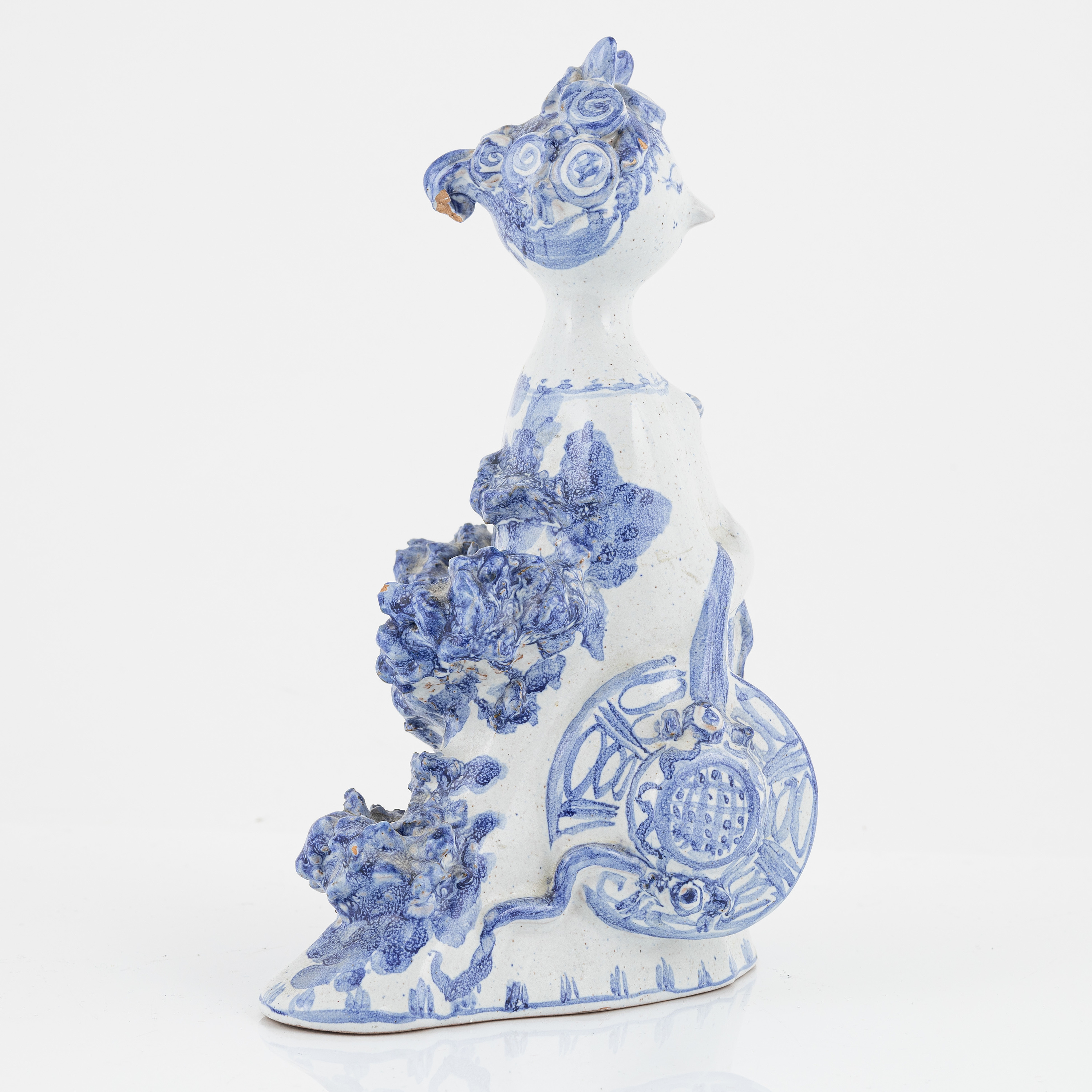 Björn Wiinblad, figurin, lergods, Danmark, 1953. - Bukowskis