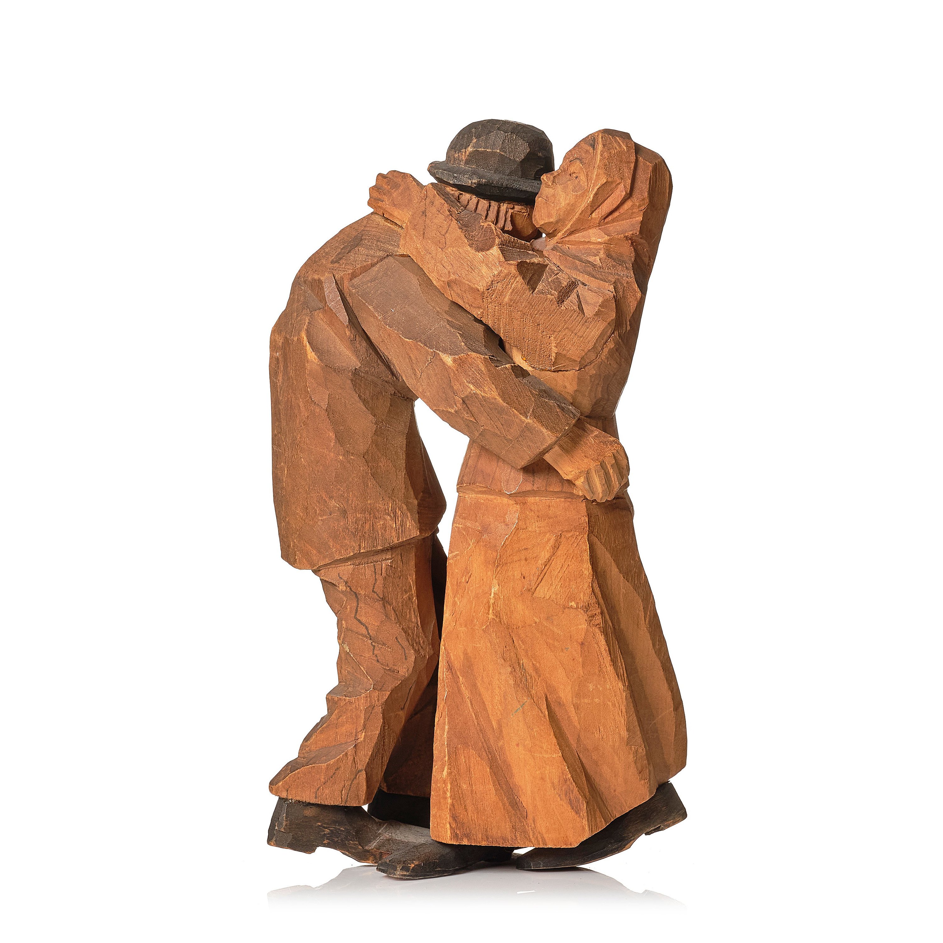 Axel Petersson Döderhultarn, Dancing couple. - Bukowskis