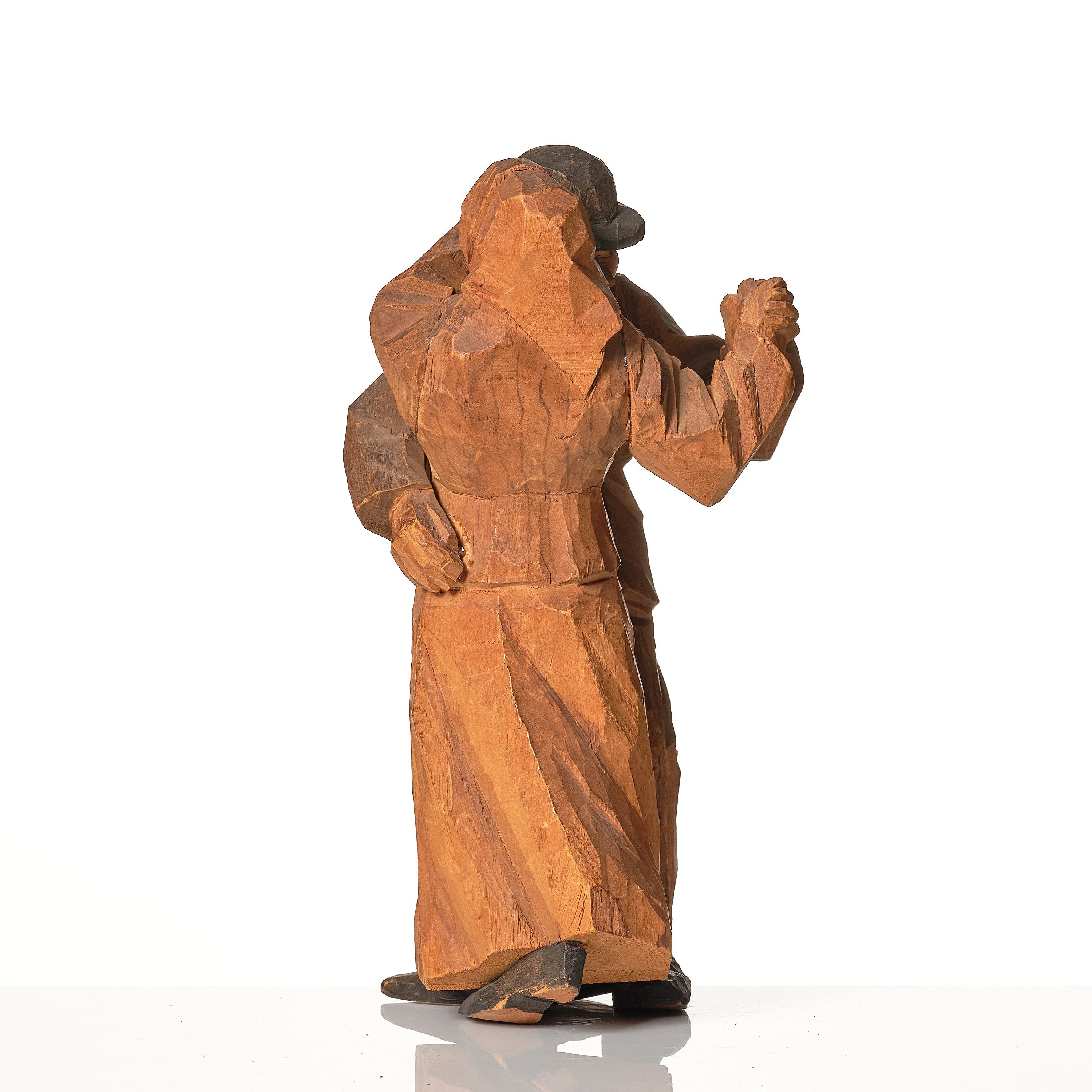 Axel Petersson Döderhultarn, Dancing couple. - Bukowskis