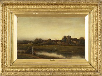 Alfred William Rich, oil on canvas, signed. - Bukowskis