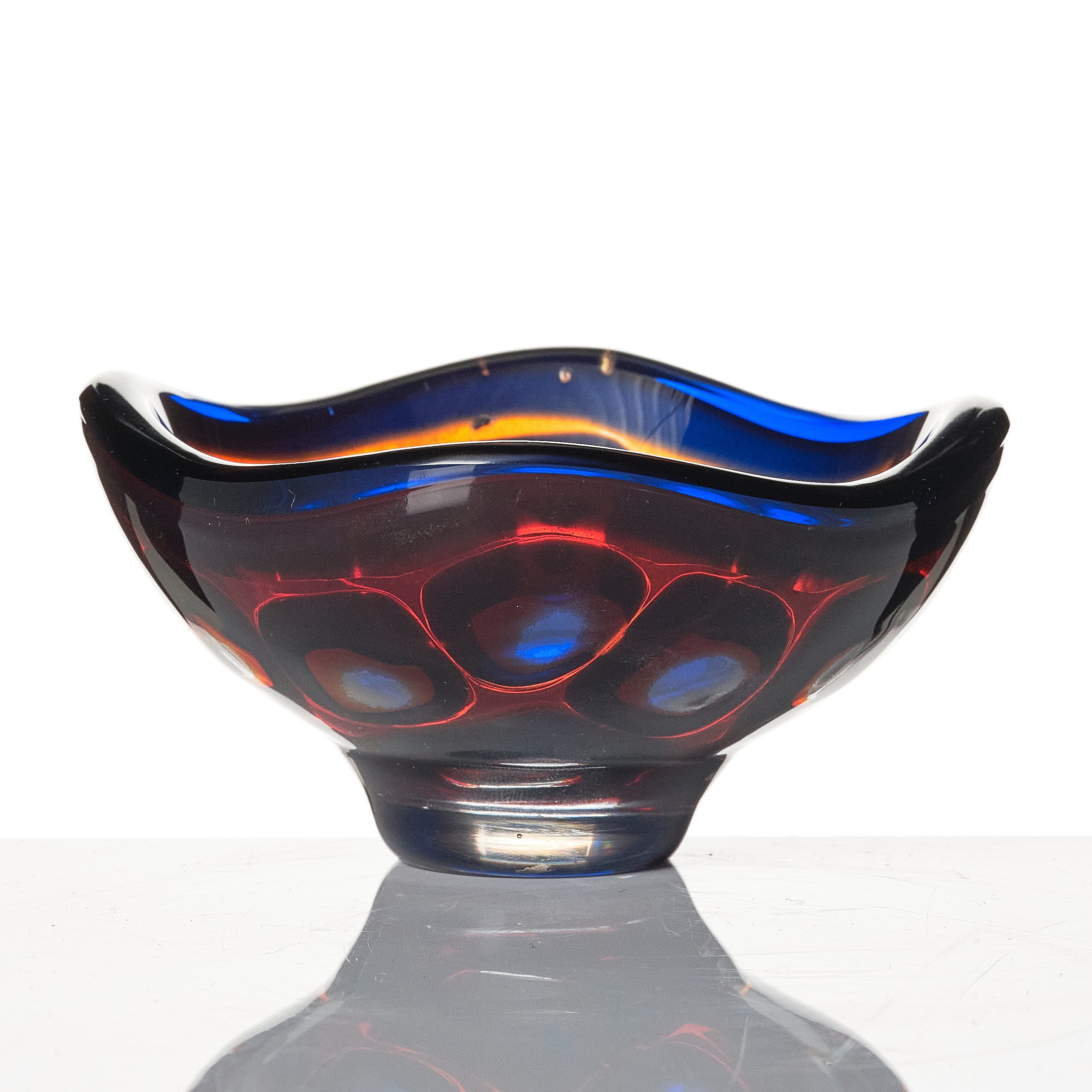Sven Palmqvist, a 'ravenna' glass bowl, Orrefors 1954, no 672. - Bukowskis