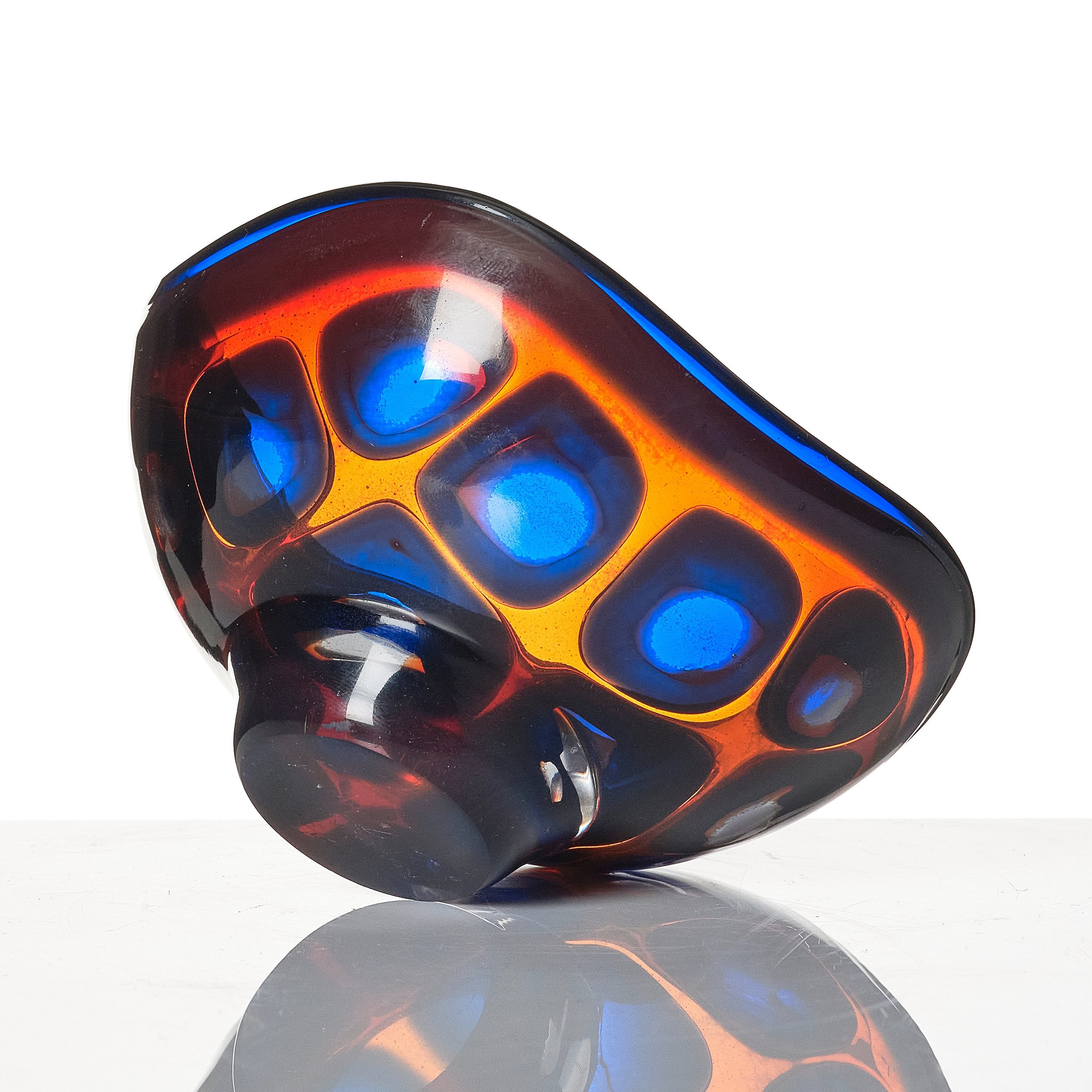 Sven Palmqvist, a 'ravenna' glass bowl, Orrefors 1954, no 672. - Bukowskis