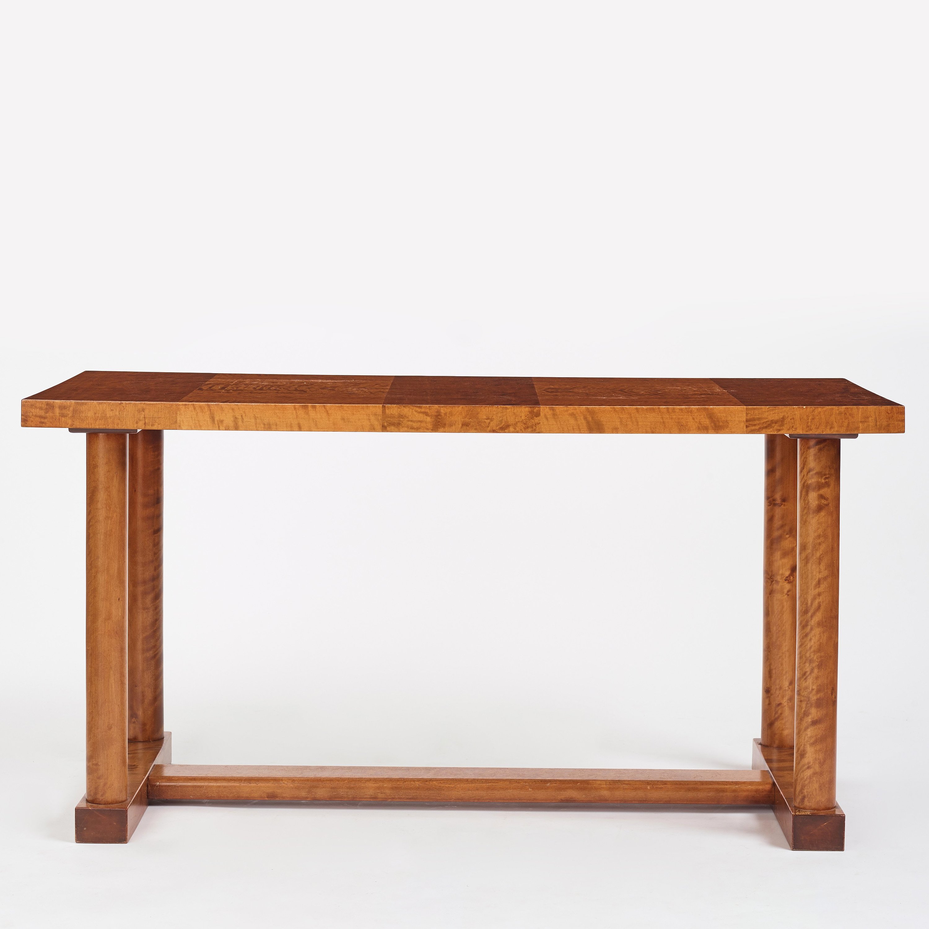 Carl Malmsten, a birch library table, Sweden probably 1920s. - Bukowskis