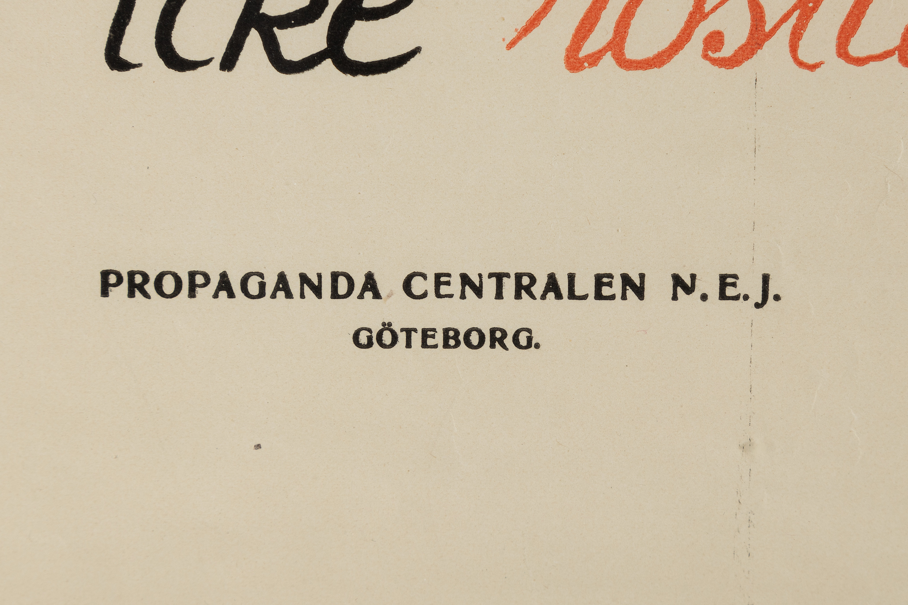 Albert Engström, lithographic poster, A Lindgren & Söner, Göteborg ...