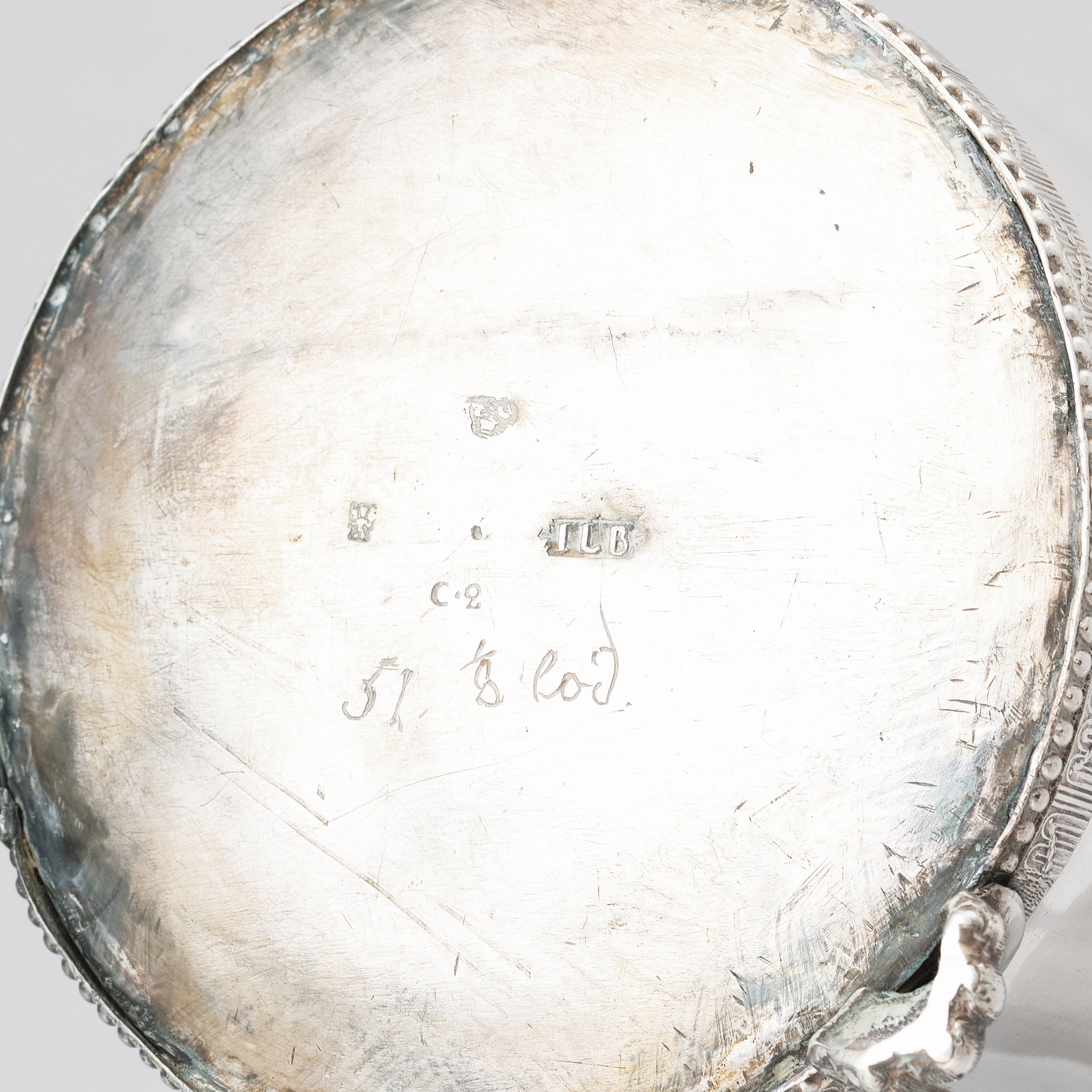 A Swedish Gustavian silver coffee-pot, marks of Joachim Ljungberg ...