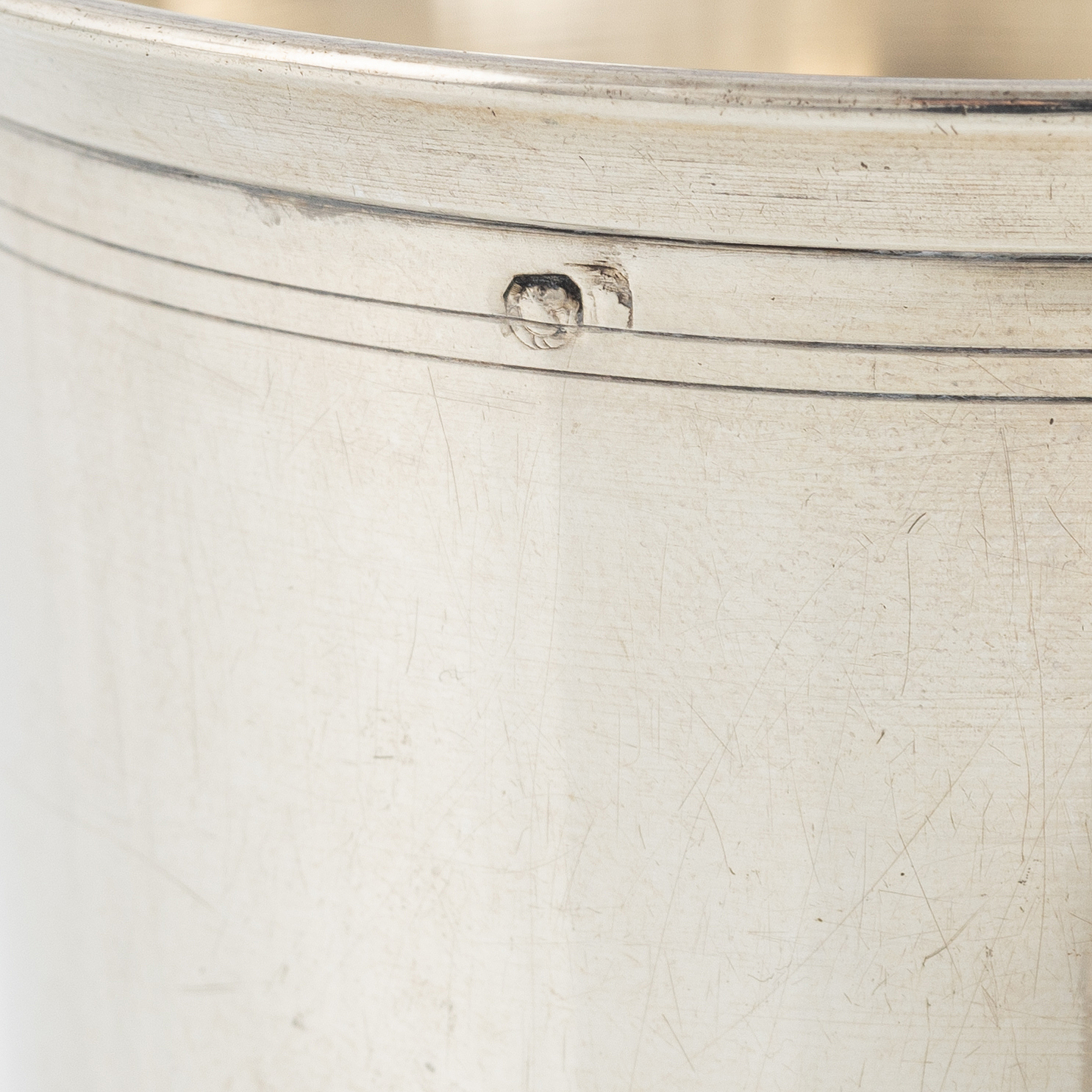 Two French Silver Beakers, 19th century. - Bukowskis