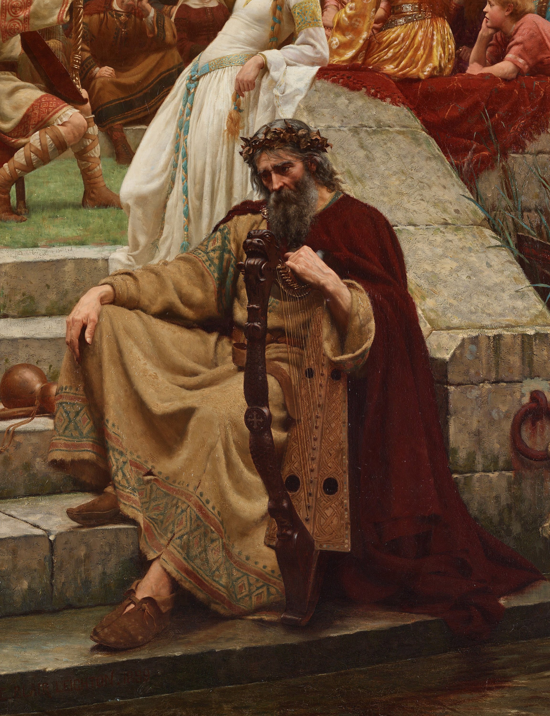 Edmund Blair Leighton, "Faded Laurels". - Bukowskis