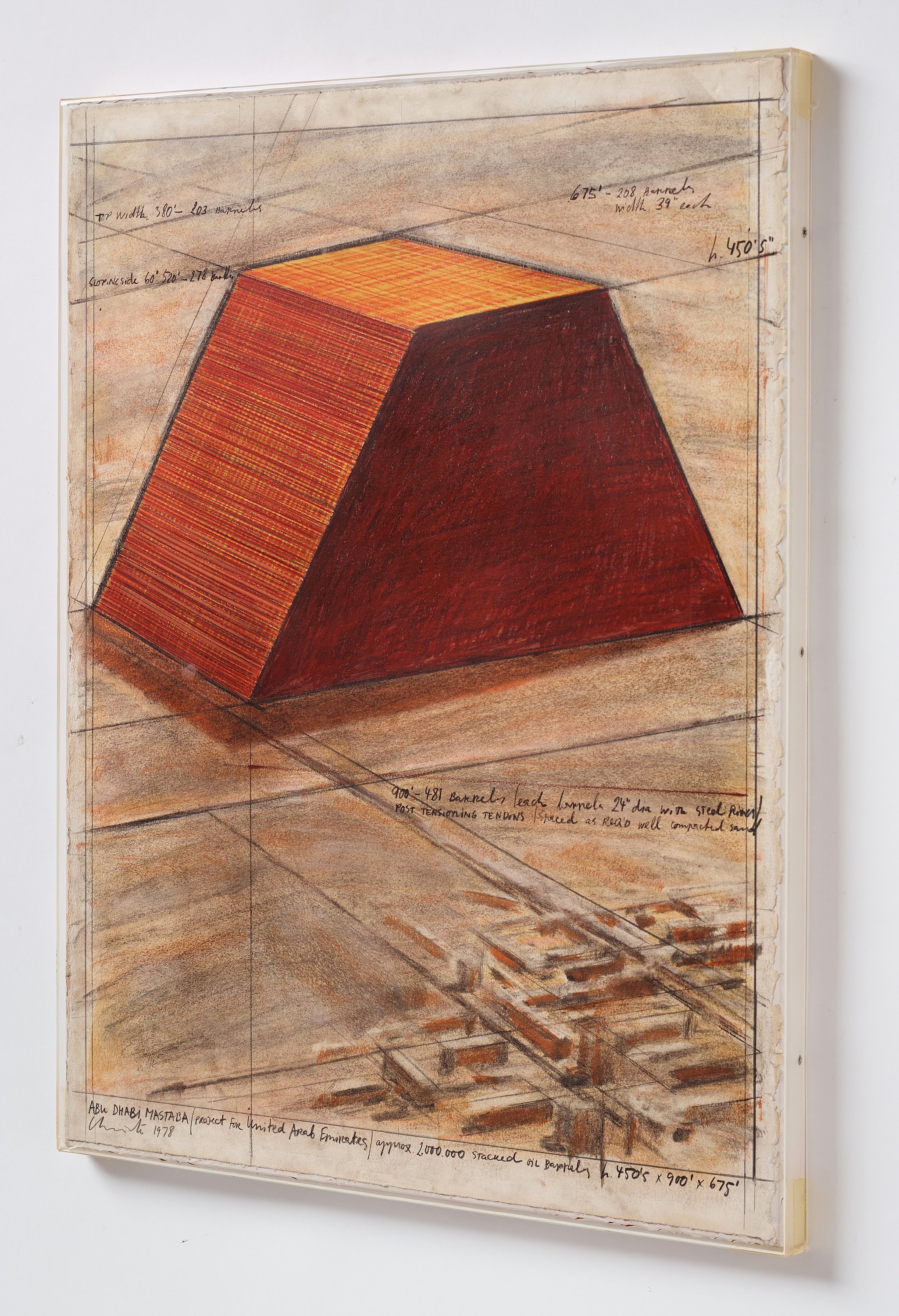 Christo & Jeanne-Claude, Abu Dhabi Mastaba (project for United Arab ...