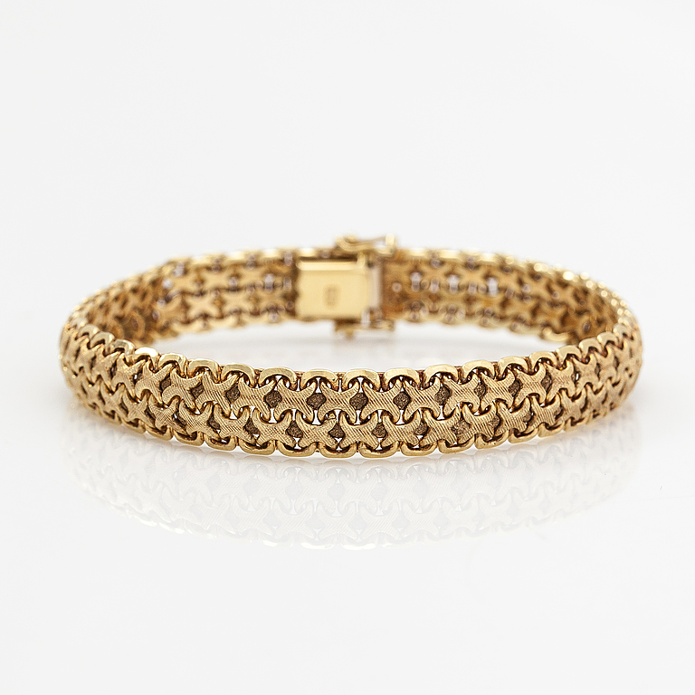 Armband, 14K guld. Italien. - Bukowskis