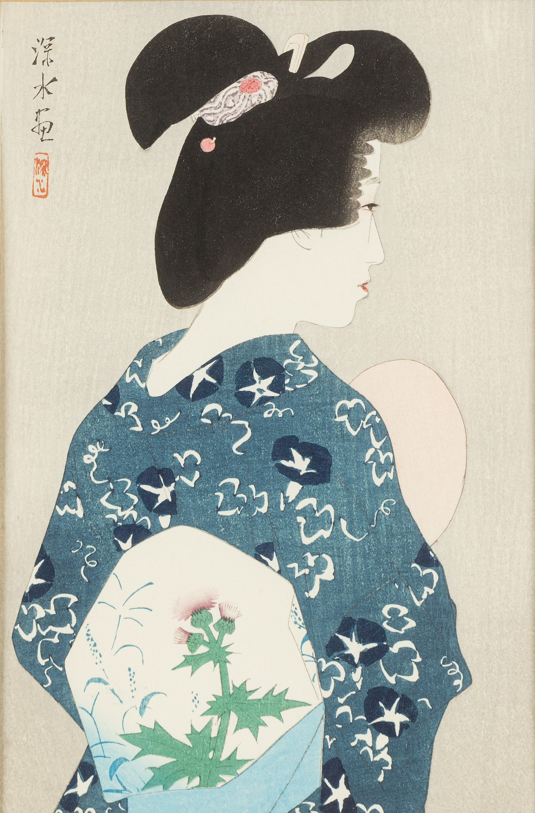 Ito Shinsui, after, a colour boodblock print, Japan, 20th century ...