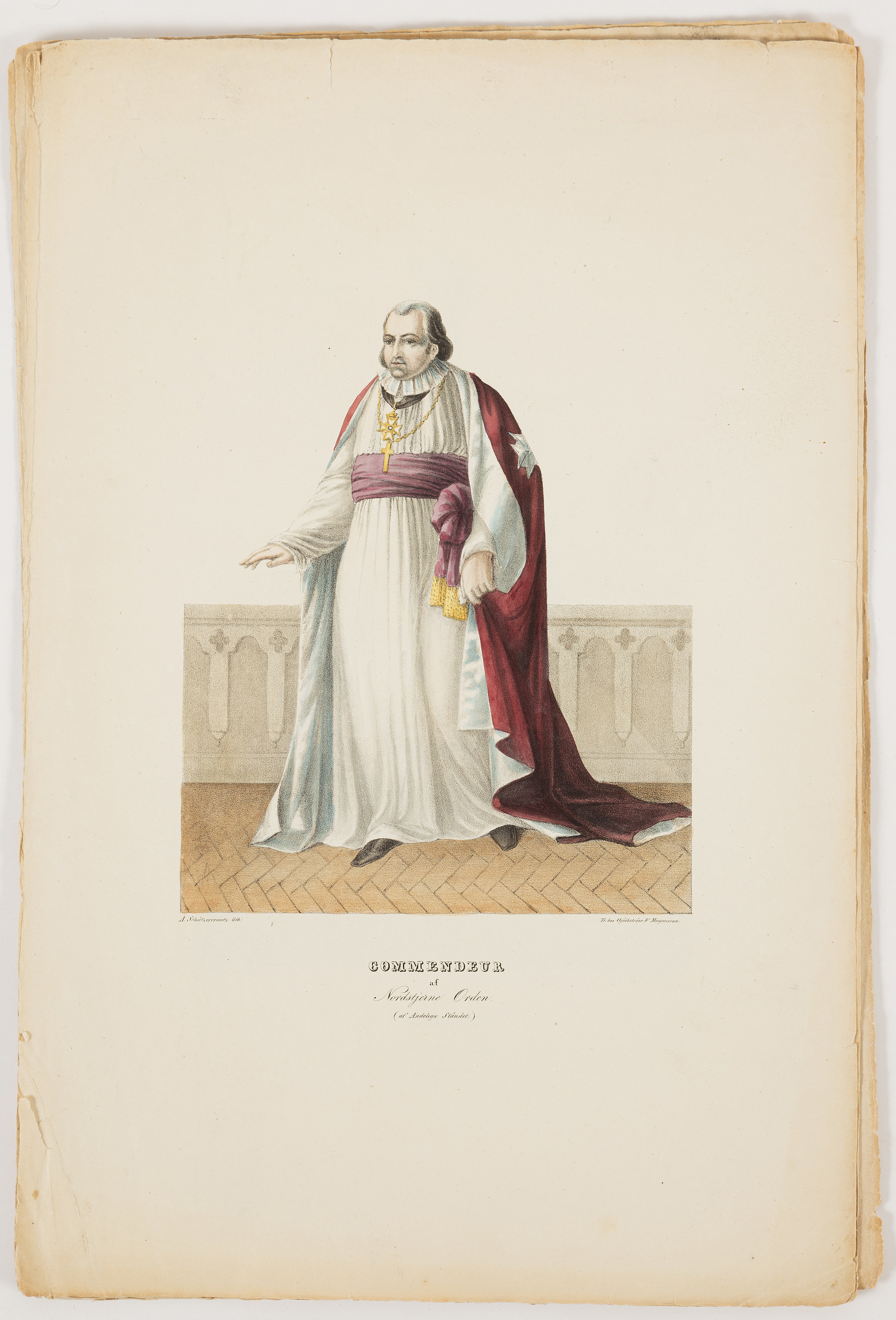 Adolf Ulrik Schützercrantz, 8 kolorerade litografier, ”Kongl: svenska ...