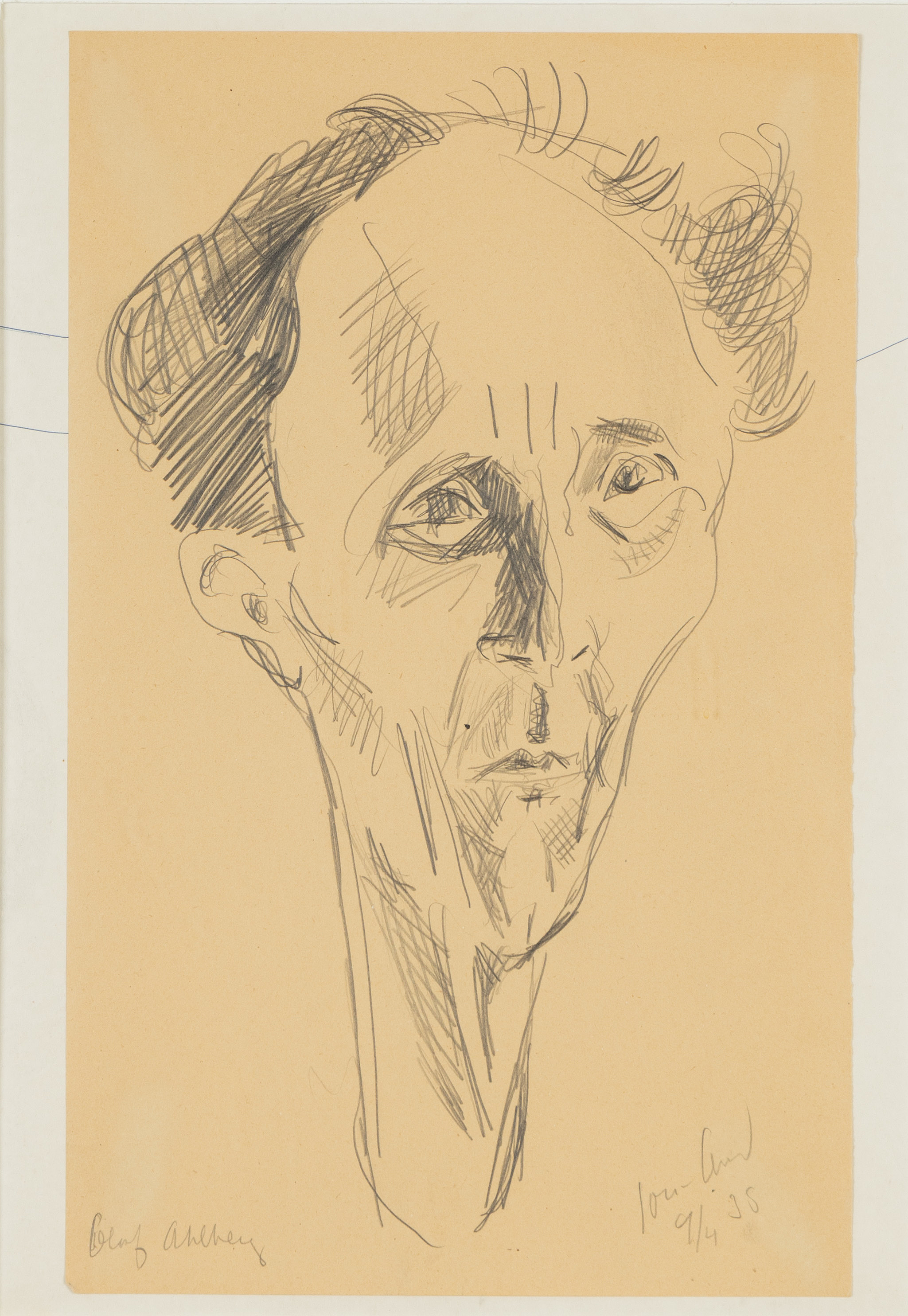 John Jon-And, Portrait depicting Olof Ahlberg. - Bukowskis