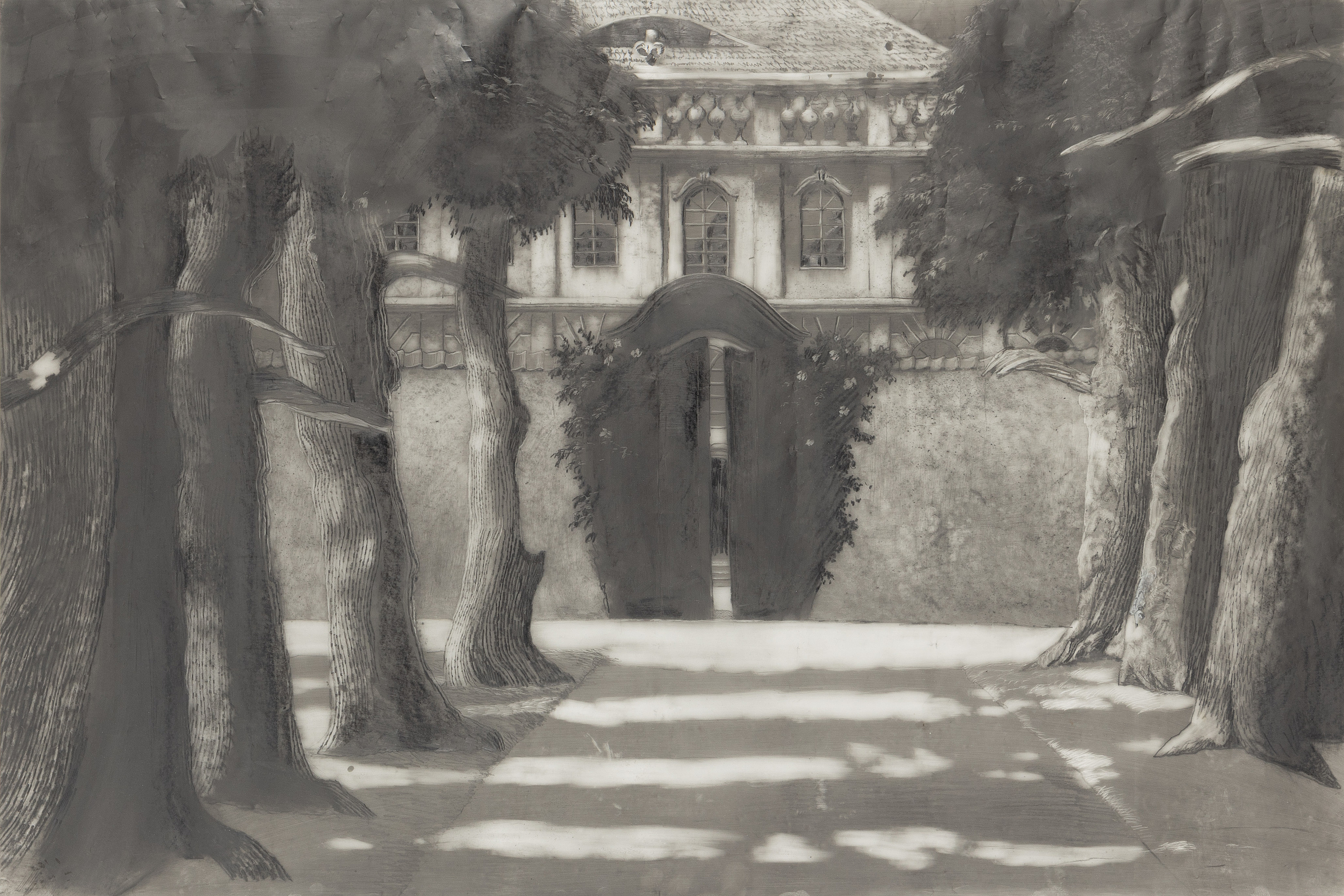 Roj Friberg, pencil drawing. - Bukowskis