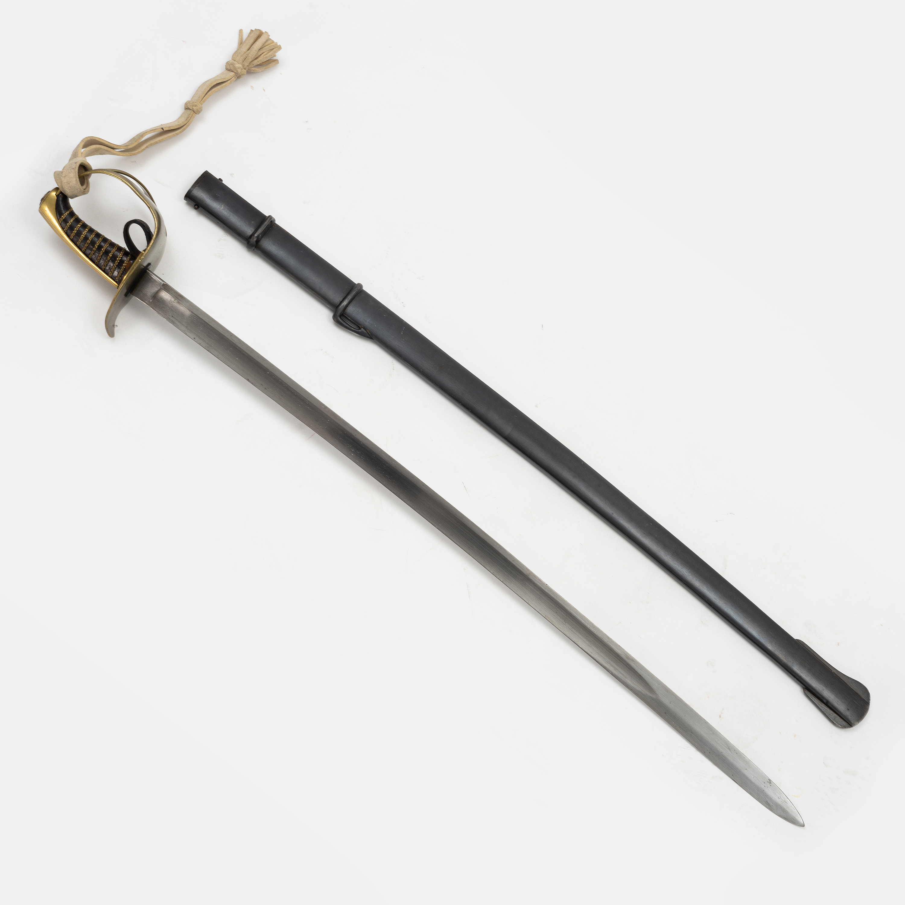 A Swedish cavalry sword 1854 pattern, with scabbard. - Bukowskis