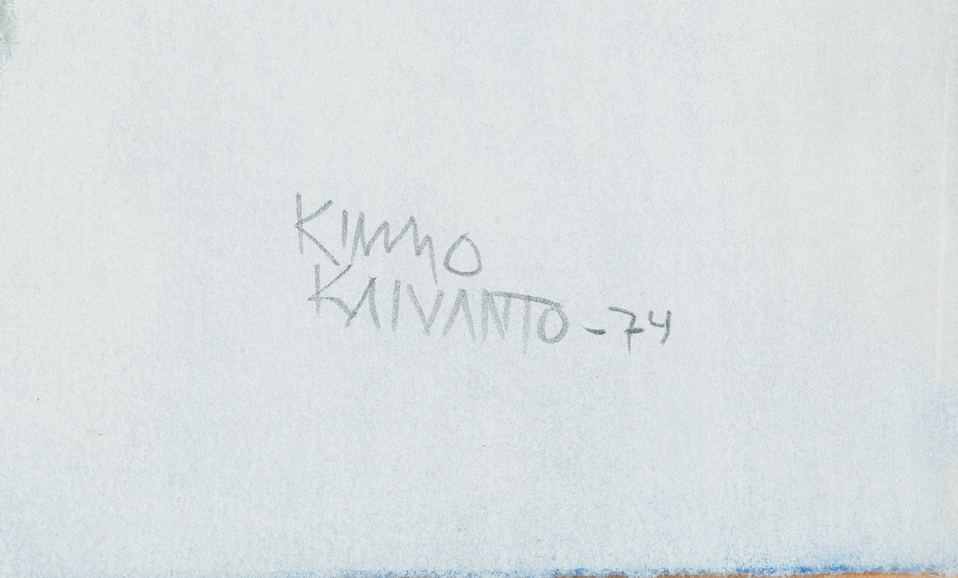 Kimmo Kaivanto, blandteknik, signerad och daterad -74. - Bukowskis