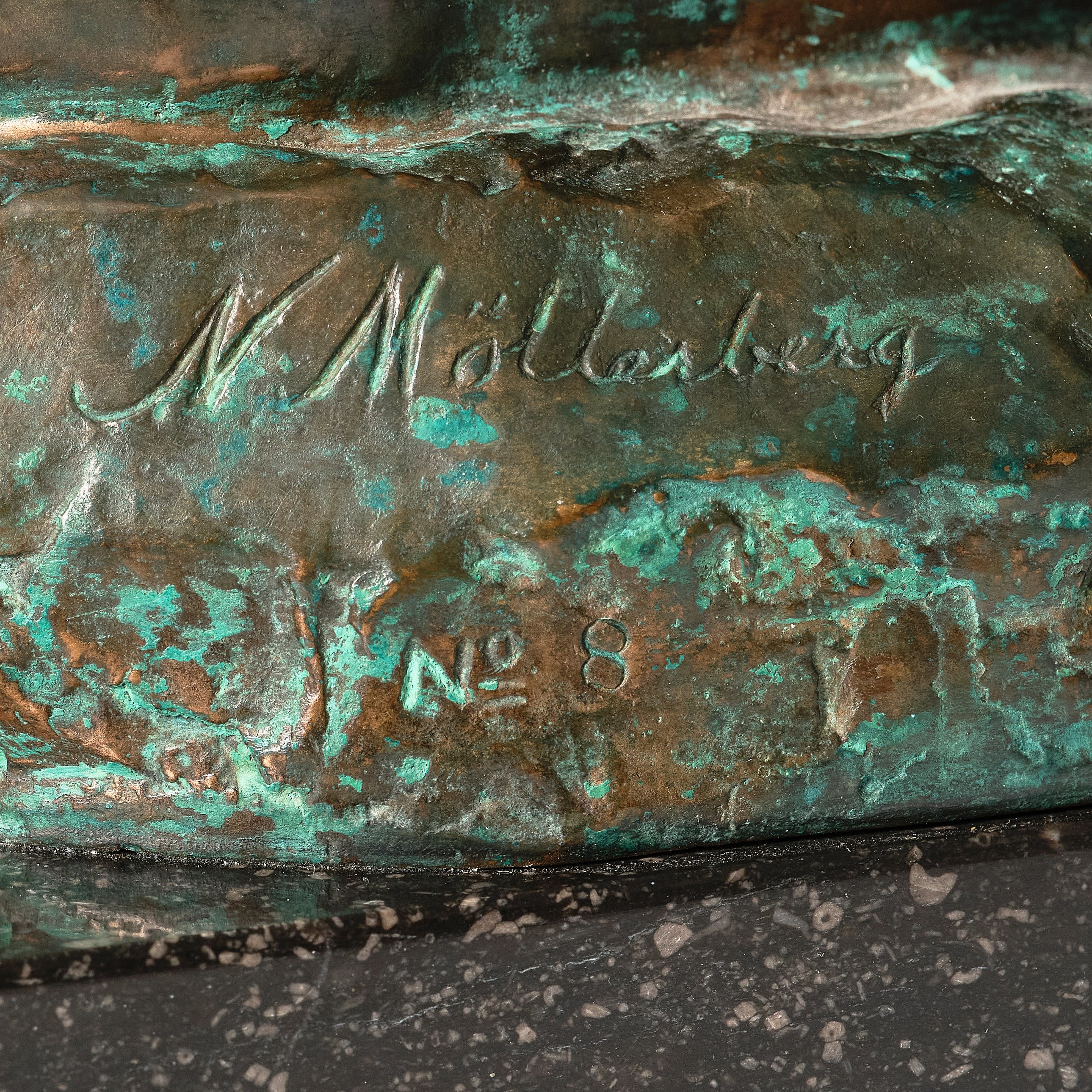 Nils Möllerberg, "Kontemplation" (Contemplation). - Bukowskis