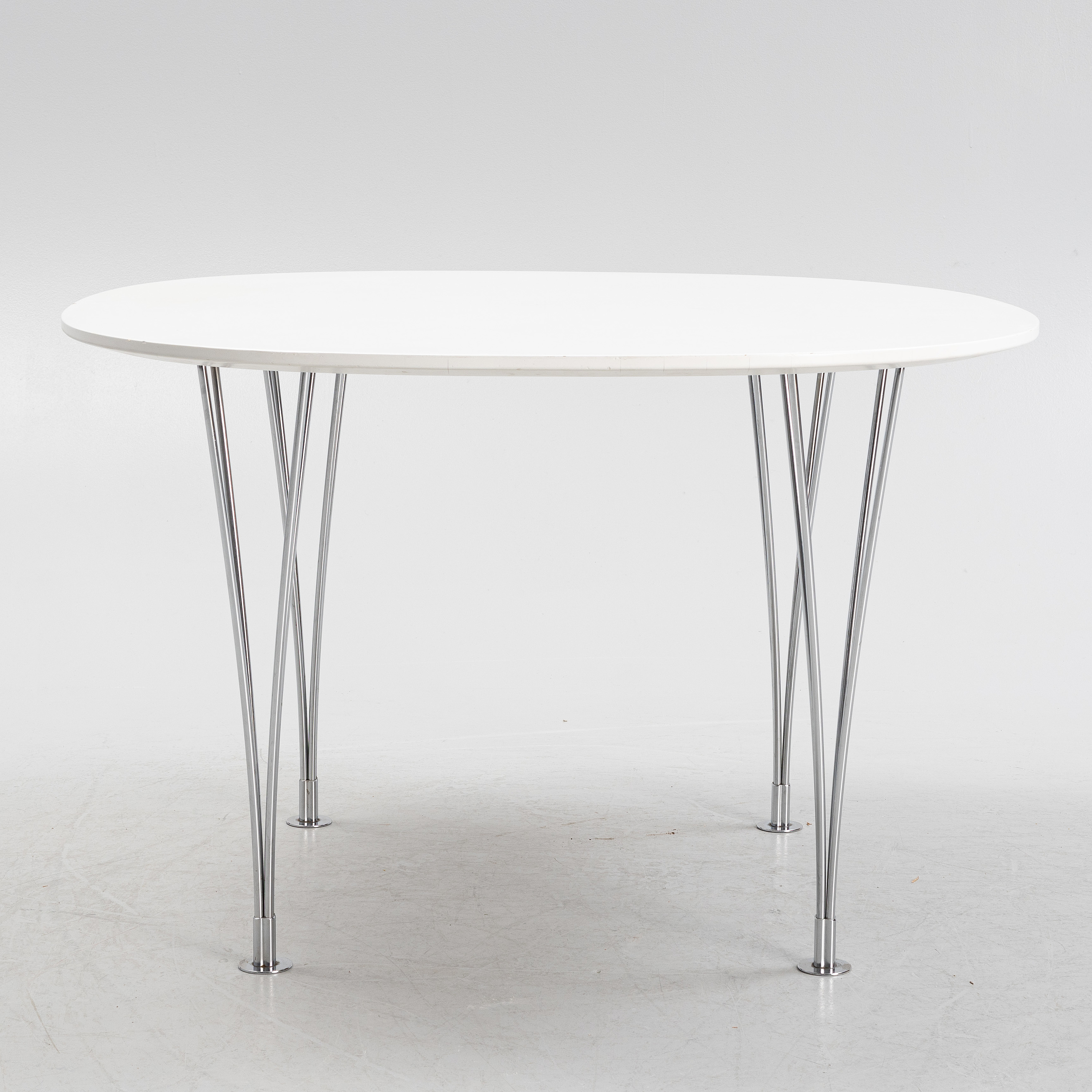 Bruno Mathsson & Piet Hein, a 'Supercirkel' dining table, Fritz Hansen ...