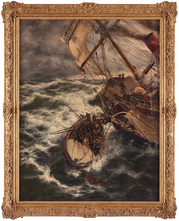 Thomas Rose Miles, Rescue at sea. - Bukowskis