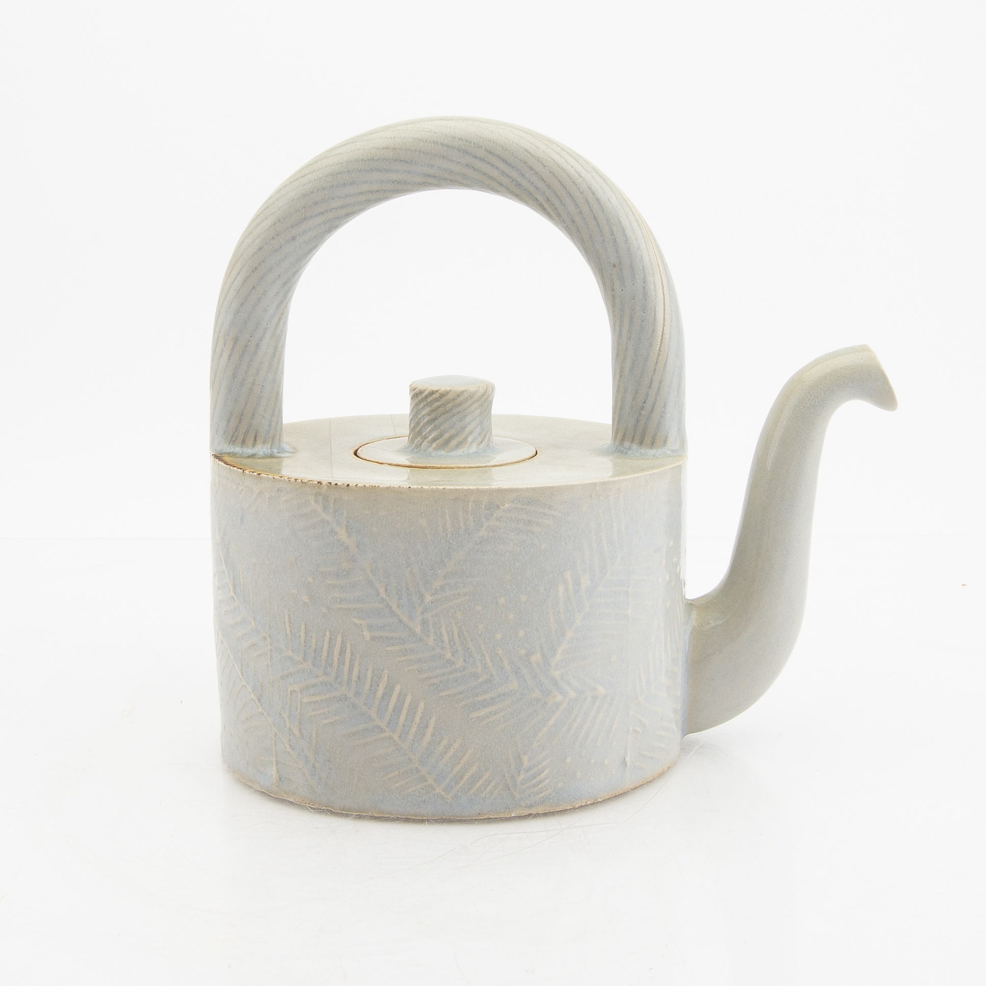 Signe Persson-Melin, a signed stoneware tea pot. - Bukowskis