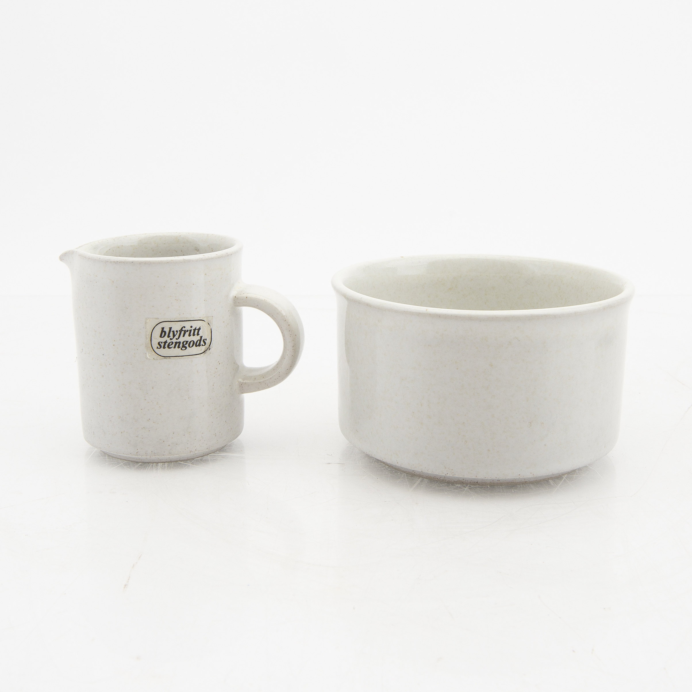 Signe Persson-Melin, a nine pcs "Härd" stoneware tea service 1970s from ...