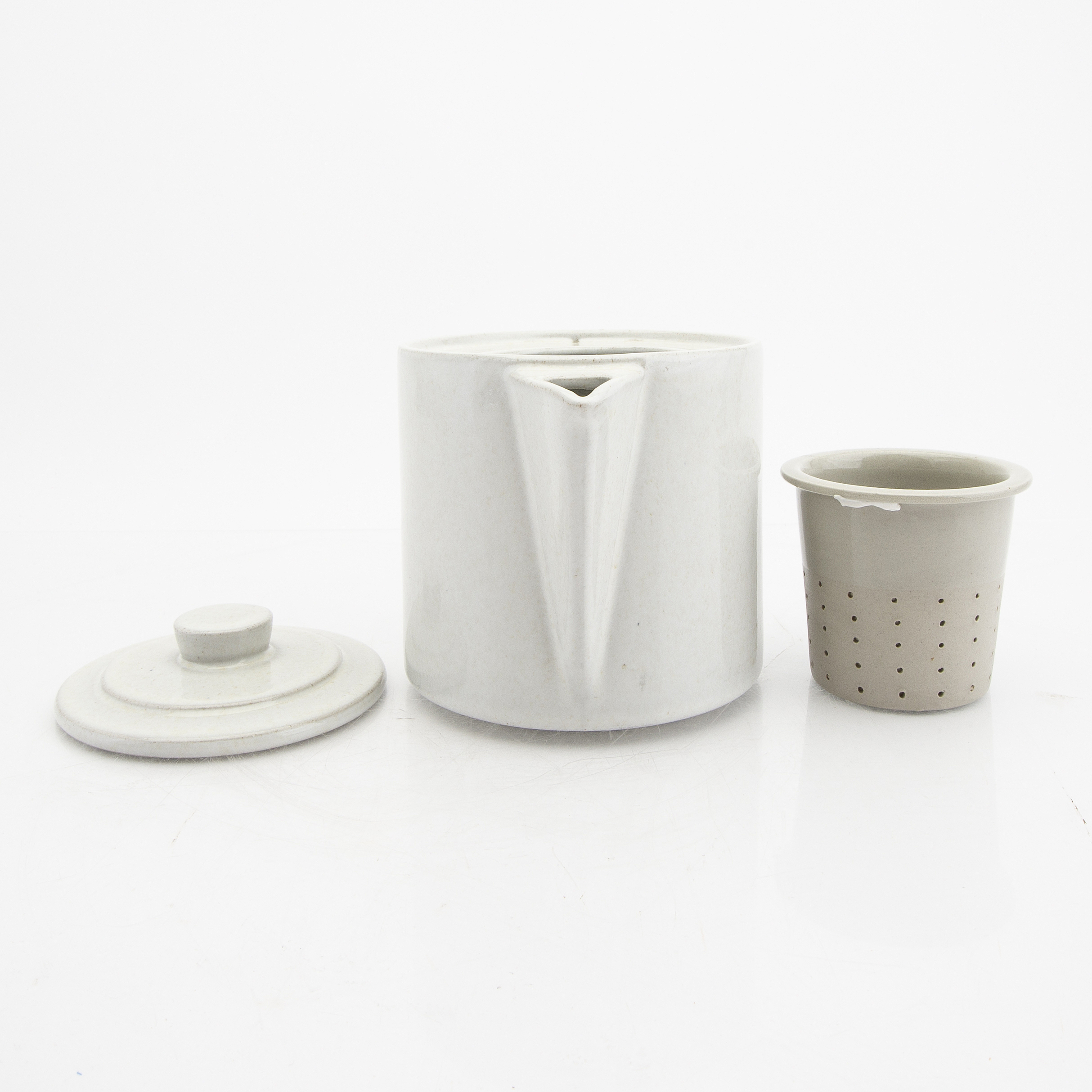 Signe Persson-Melin, a nine pcs "Härd" stoneware tea service 1970s from ...