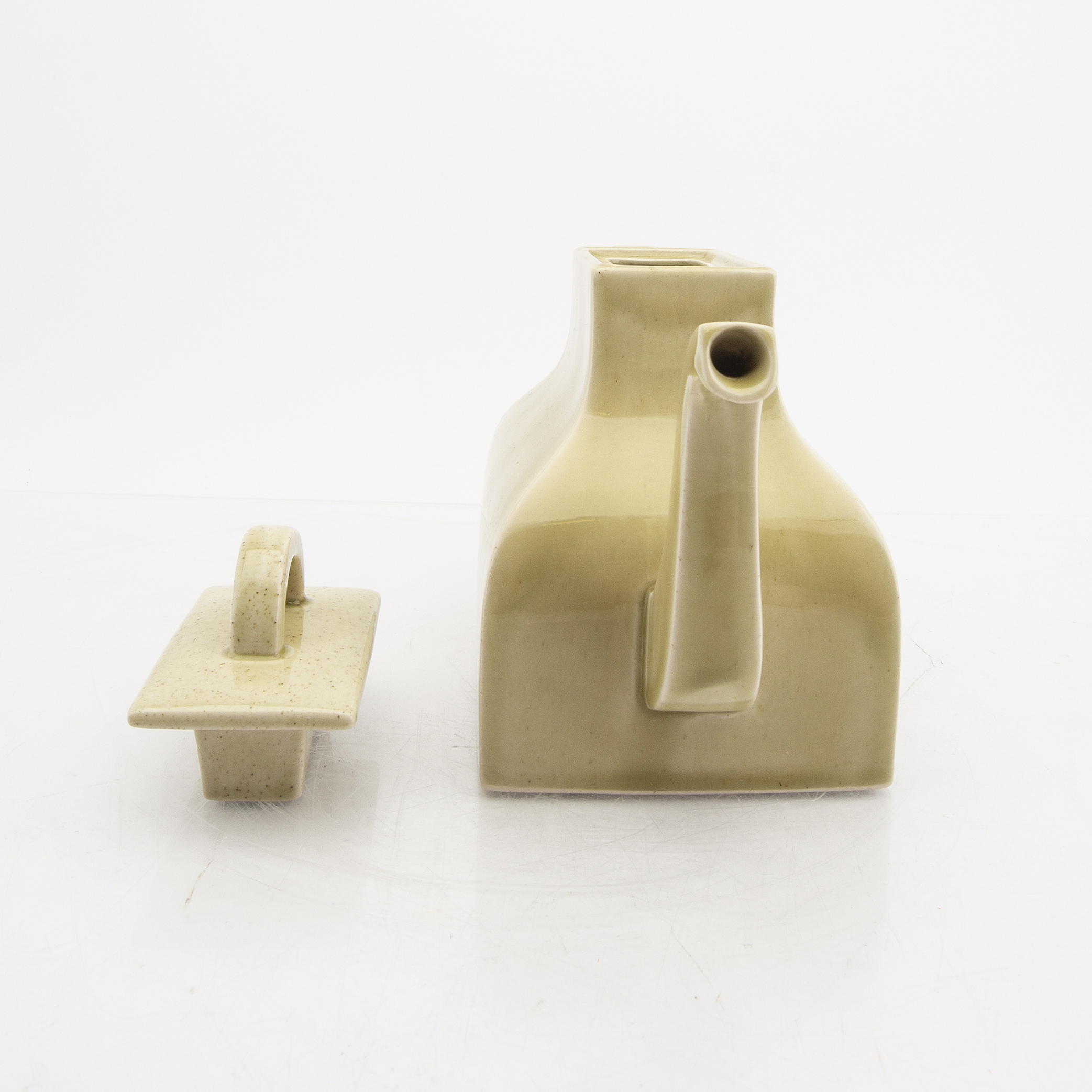 Signe Persson-Melin, a glazed ceramic teapot, signed with monogram ...