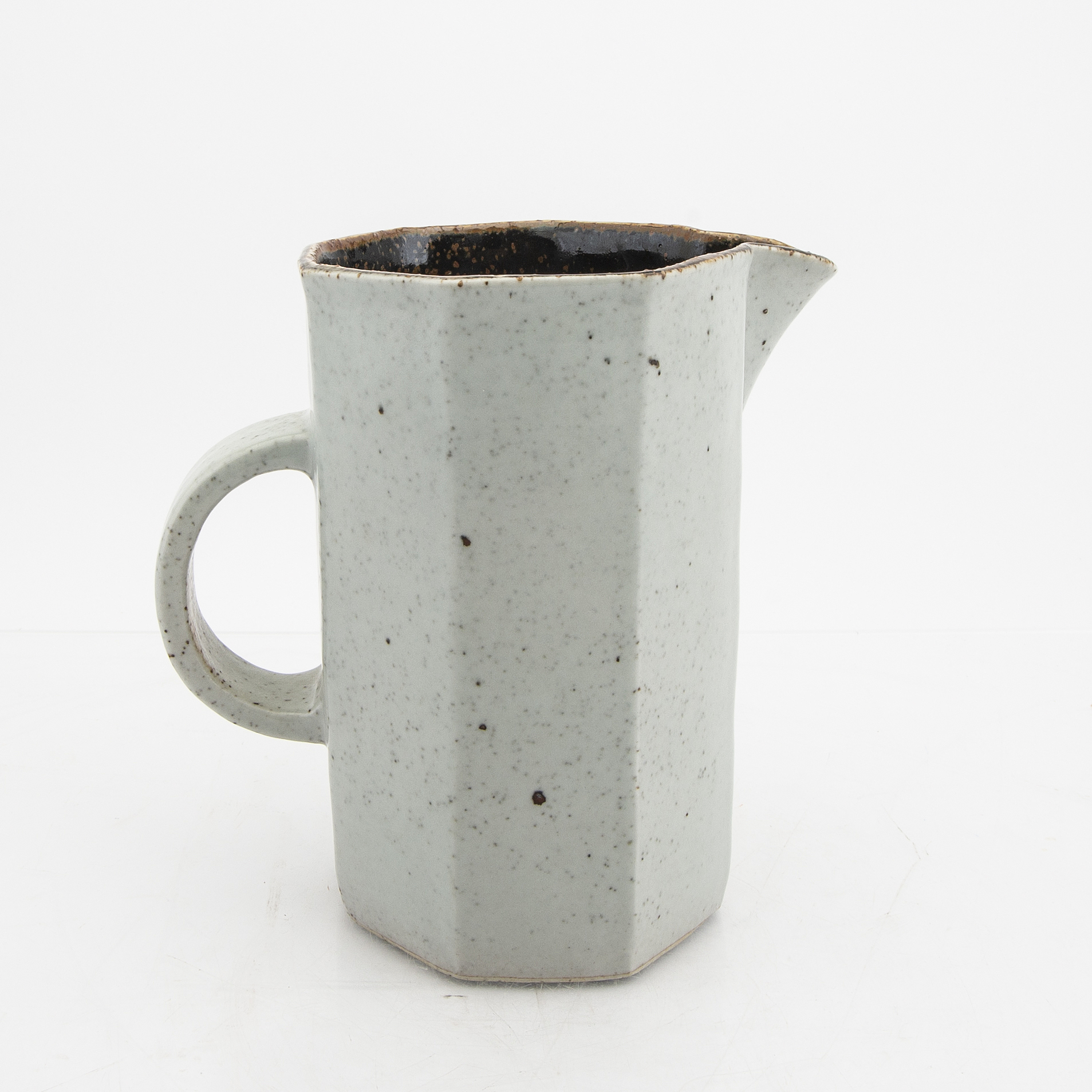 Signe Persson-Melin, a glazed ceramic pitcher, signed by hand numbered ...