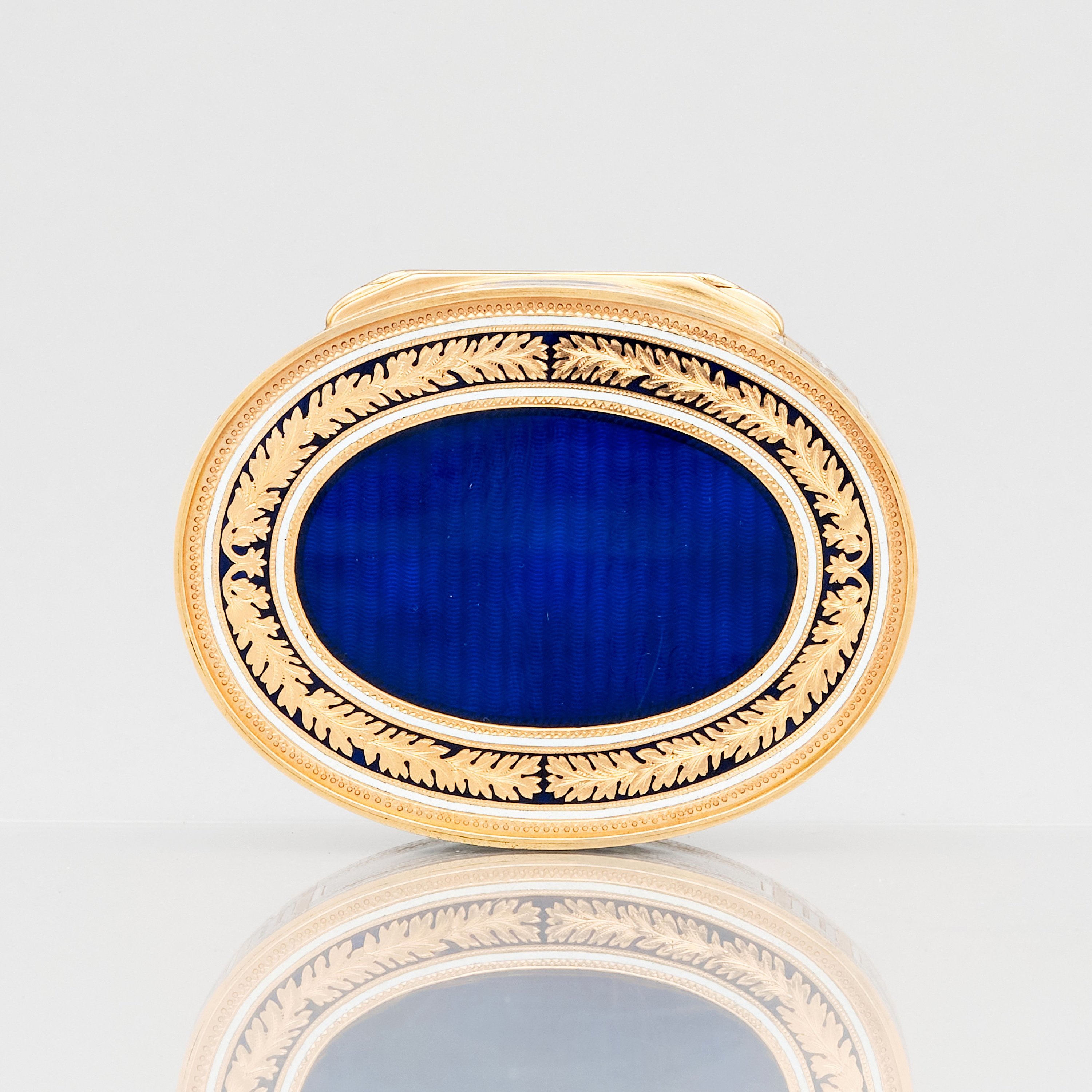 Kejserlig presentationsdosa, guld, emalj och diamanter, Alexander ...