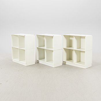A set of three lacquered metal shelves from Sedostol 19870/80s. - Bukowskis