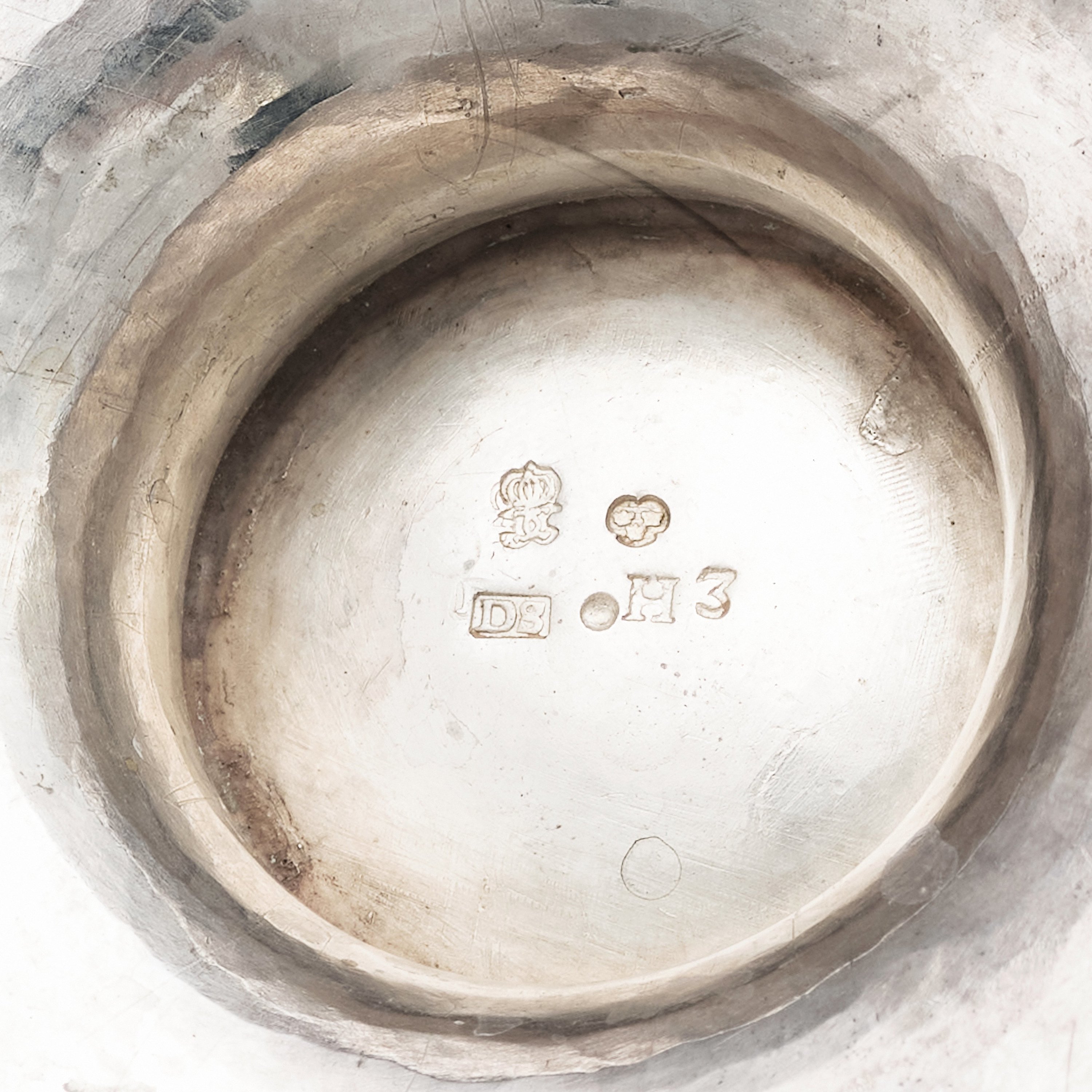 A Swedish 18th Century silver tea-pot, marks of Diedrich Schvart ...