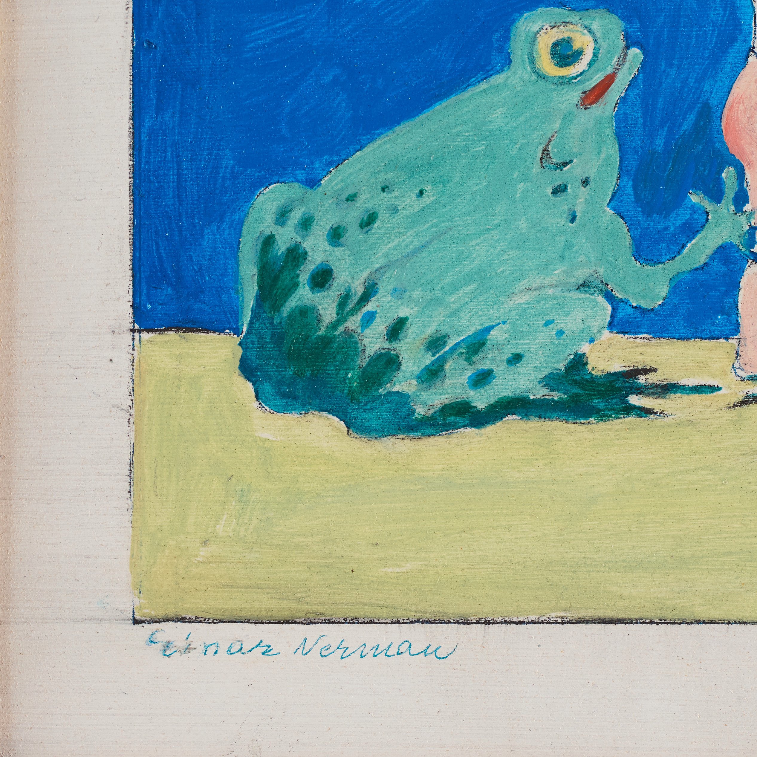 Einar Nerman, Pojke med grodor (Tummelisa). - Bukowskis